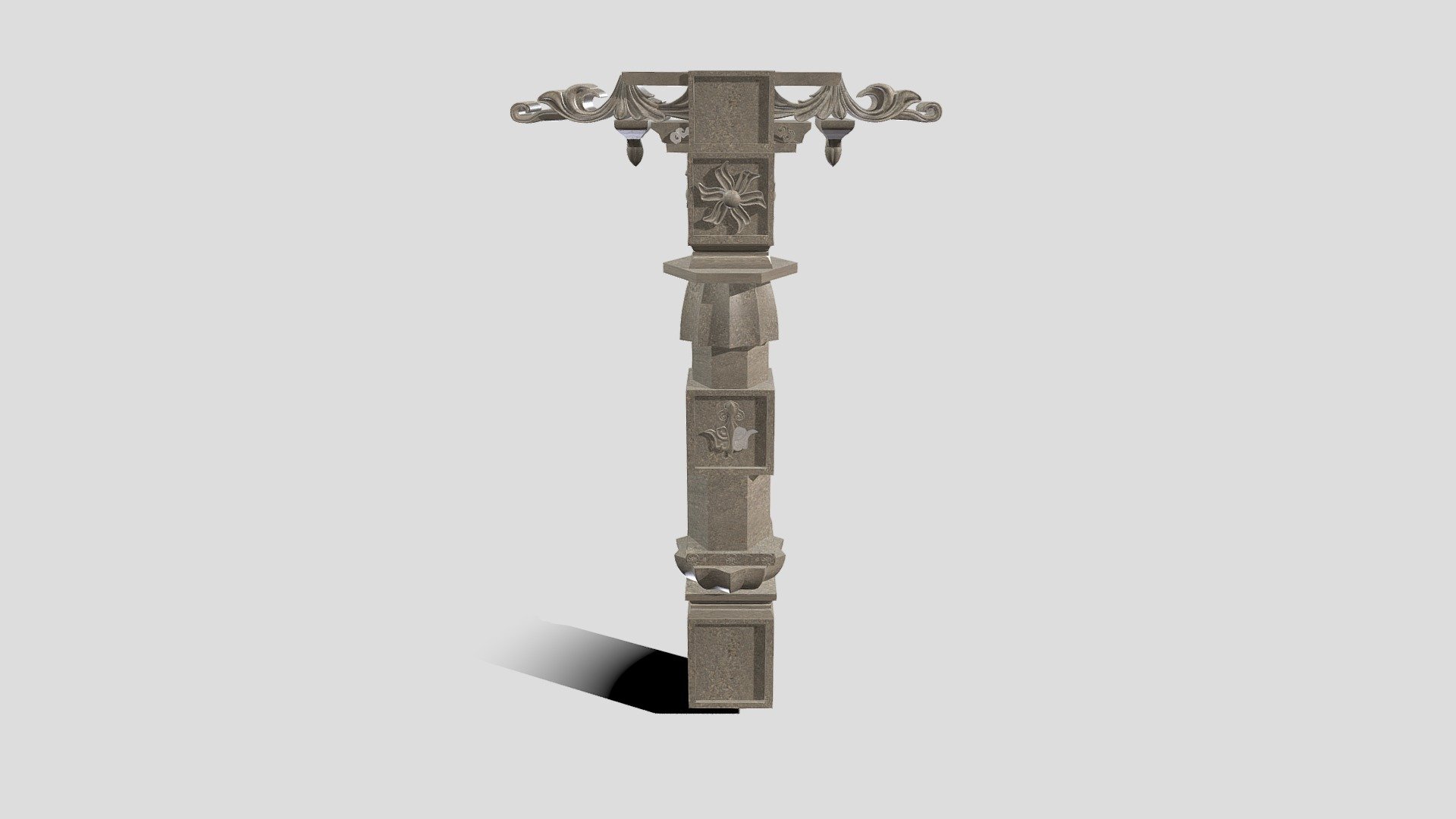 Single Pillar - 3D model by rselvavarsha [d90339e] - Sketchfab