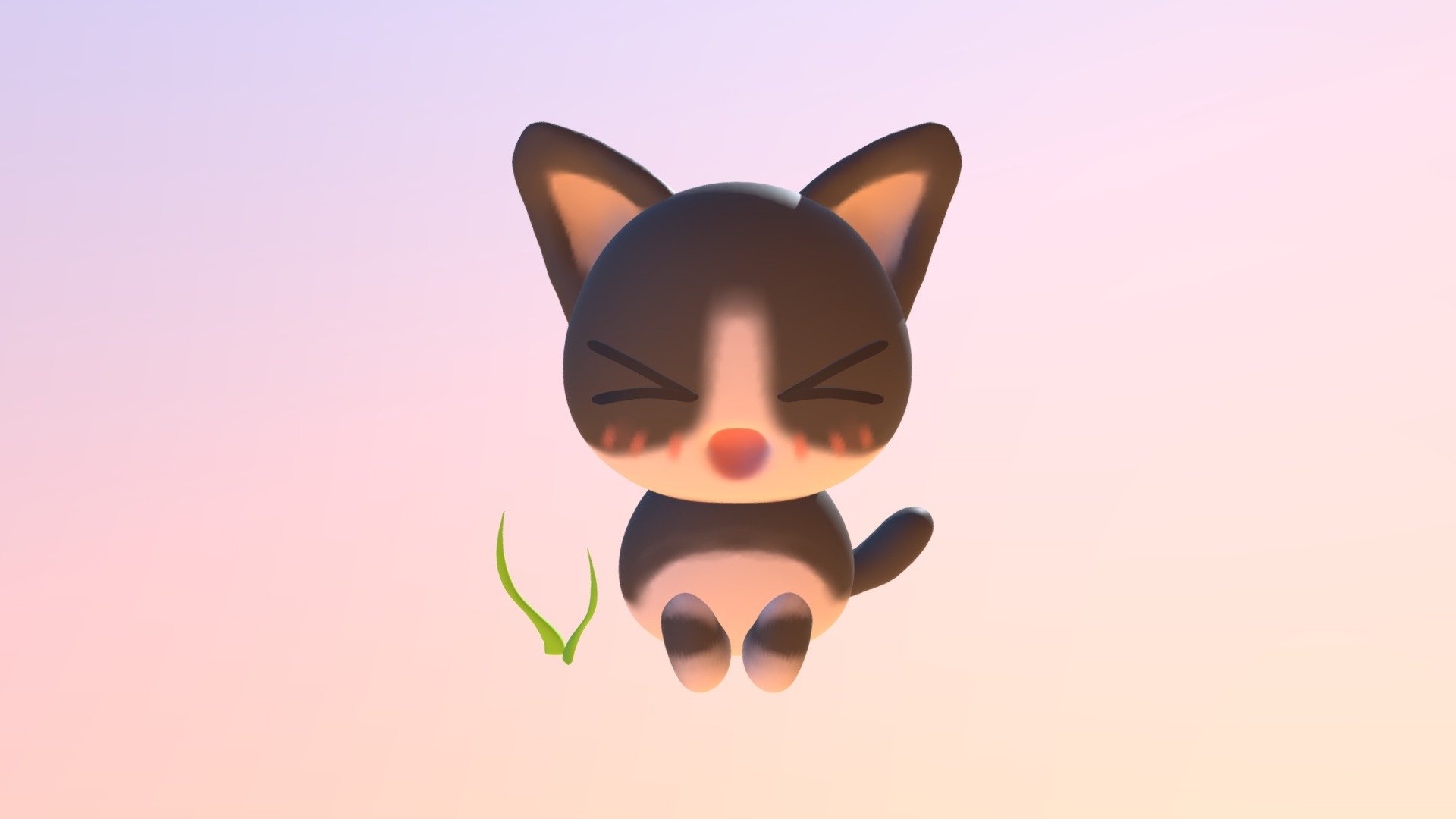 Kitty Cat Model - 3D model by lwhgamer [d905598] - Sketchfab