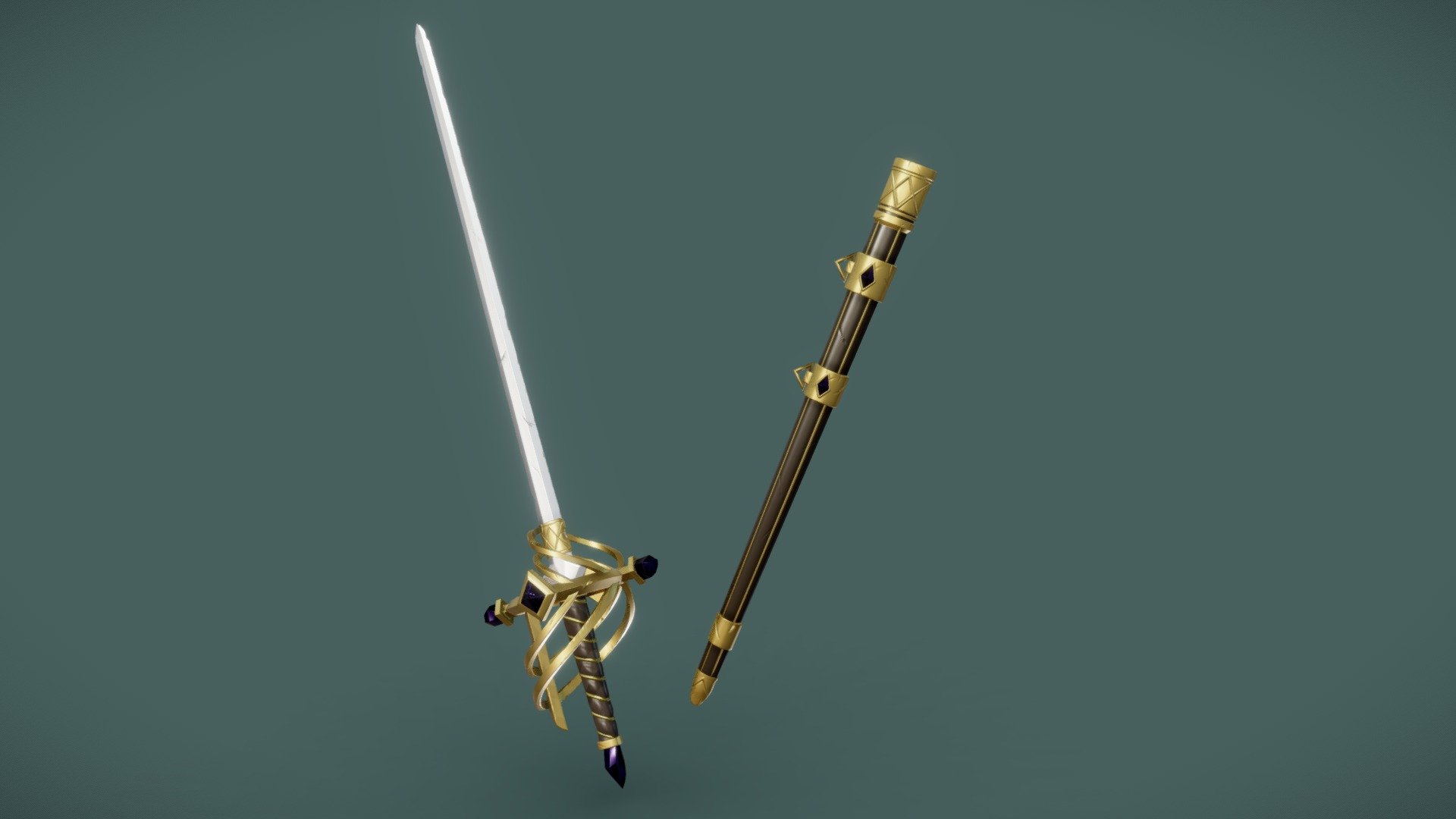 Rapier - 3D model by Nicolas_Thuaud [d905fed] - Sketchfab