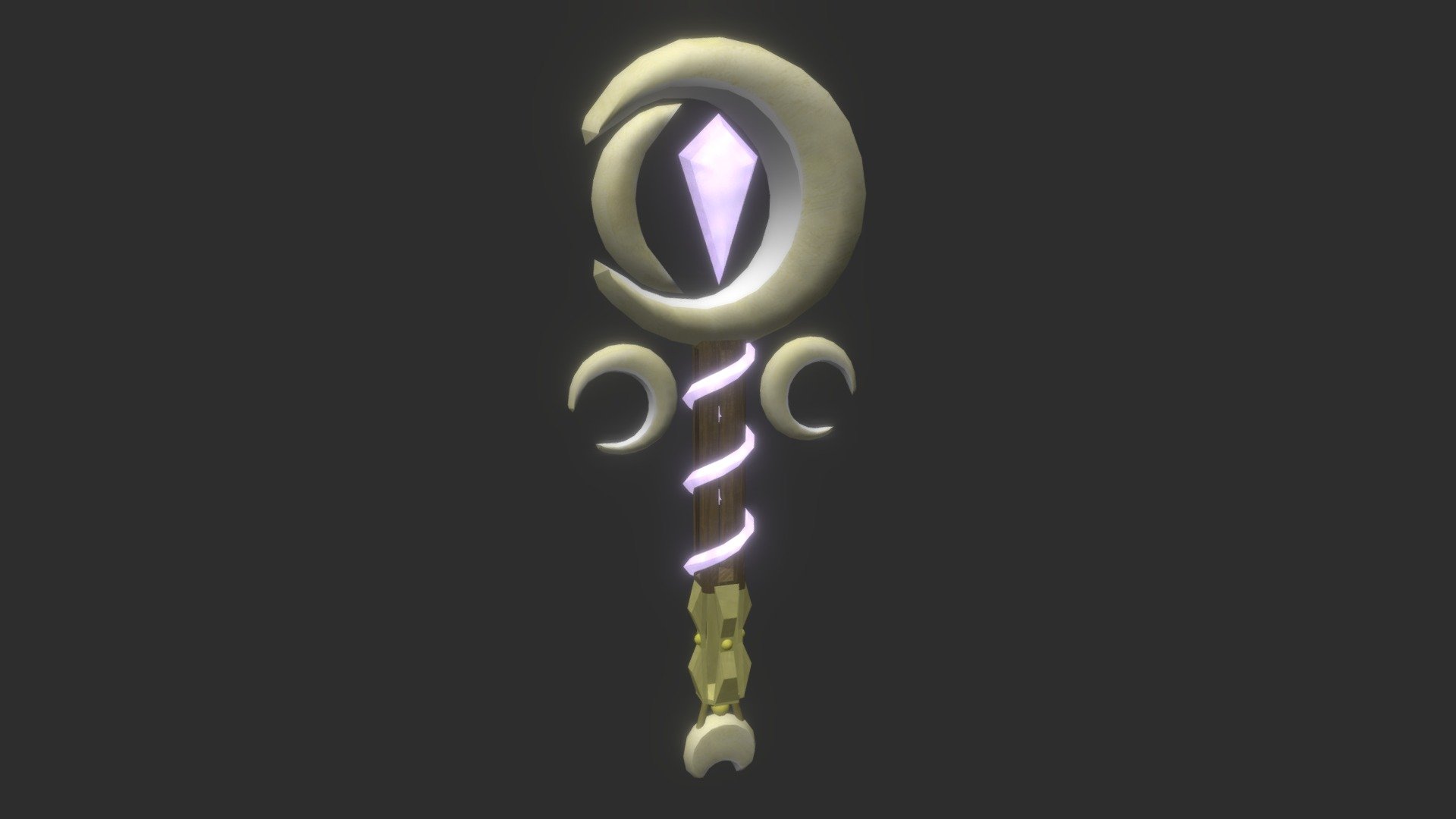 WeaponCraft - The Moon Wand - 3D model by Jarne Dierickx ...