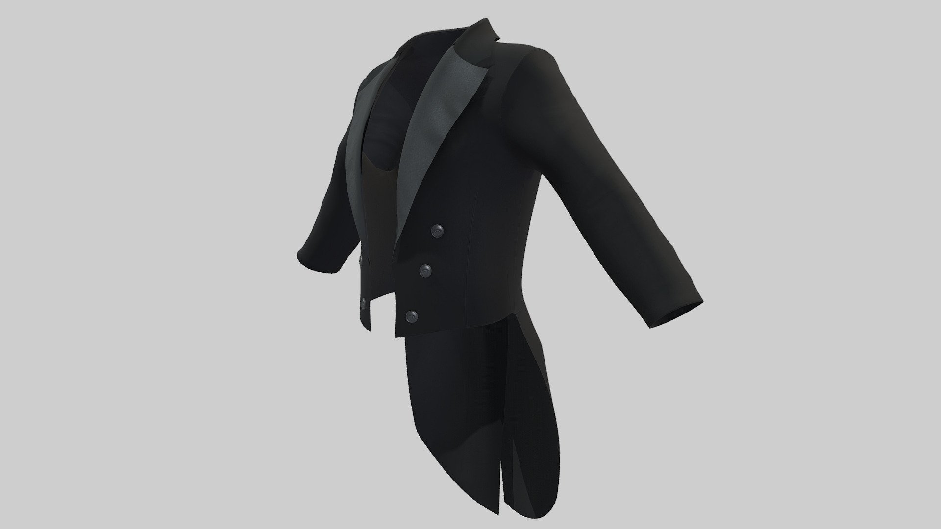 Men's Tailcoat Frak - Buy Royalty Free 3D model by 3dia [d906688 ...