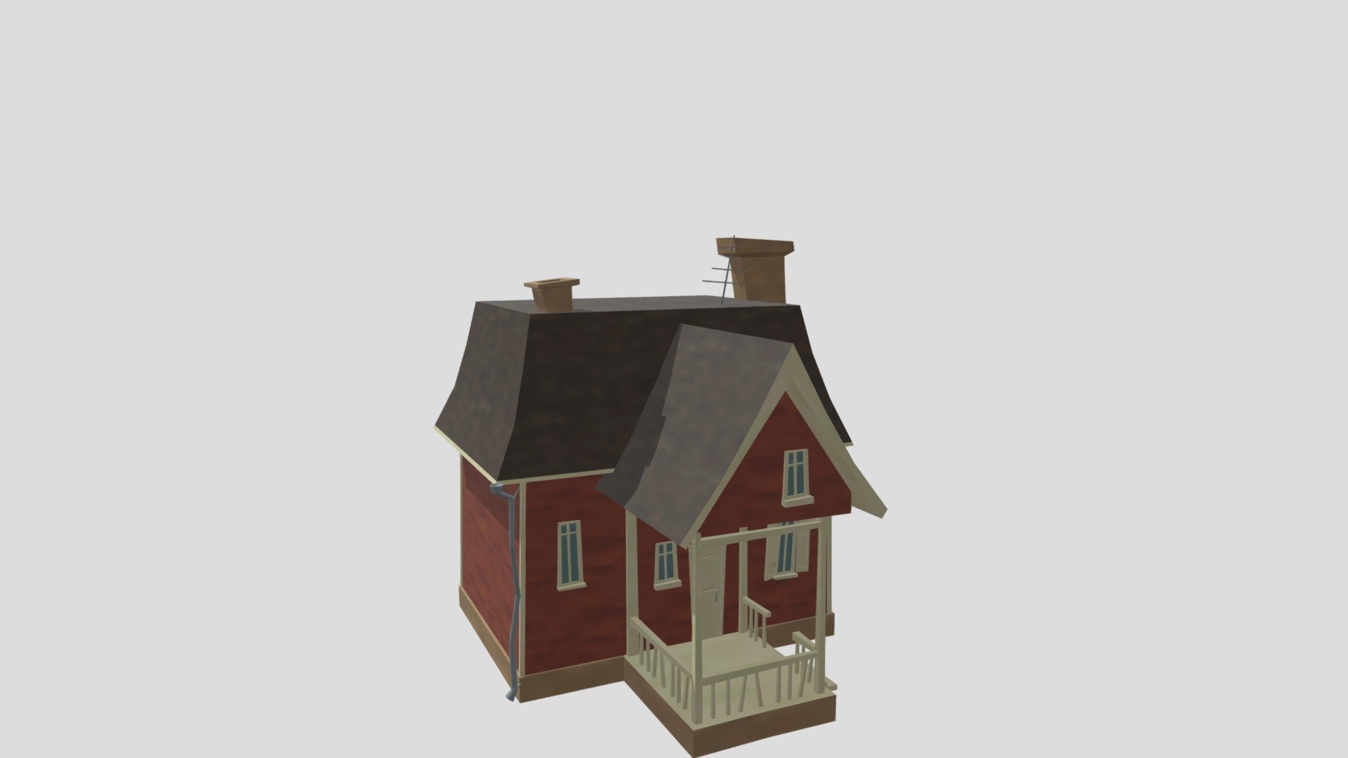 Hello Neighbor Red House - Download Free 3D model by Juandaneitor ...