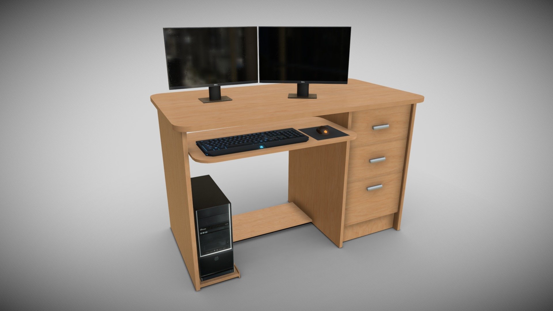 computer_table - Buy Royalty Free 3D model by Samad.Ahmed [d90986c ...