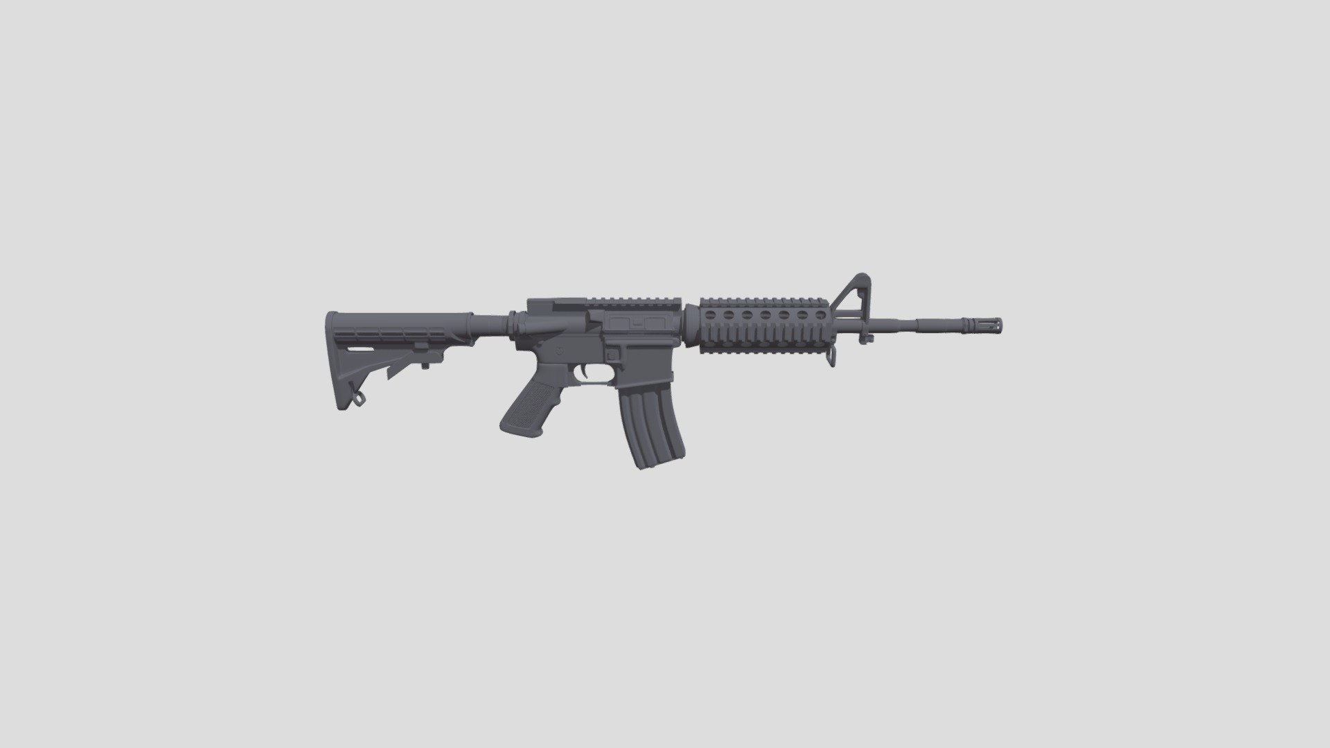 M4_Rifle - Download Free 3D model by hggness [d90aa66] - Sketchfab