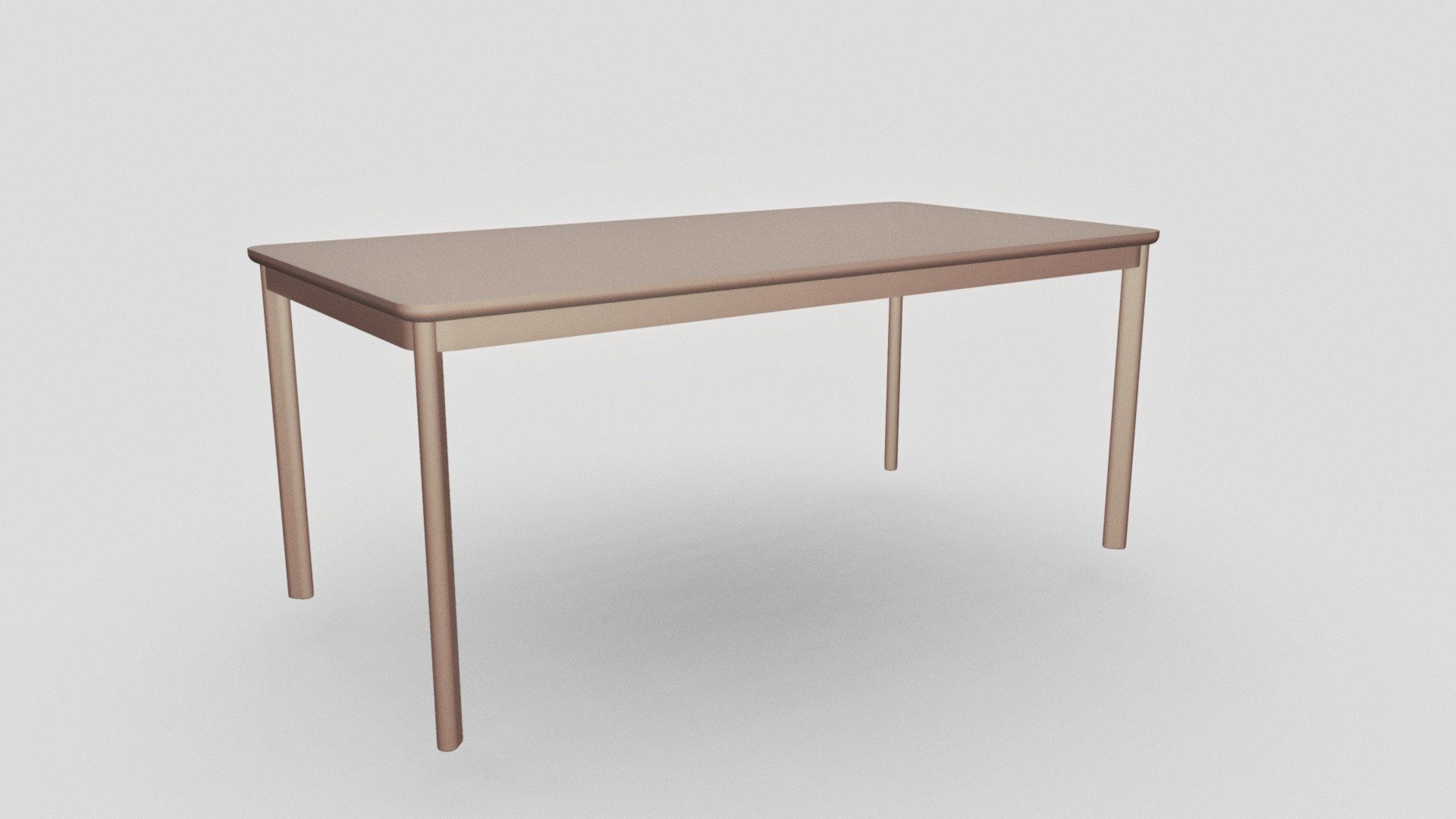 Gary Dining Table - Download Free 3D model by Santiago Design Studio ...