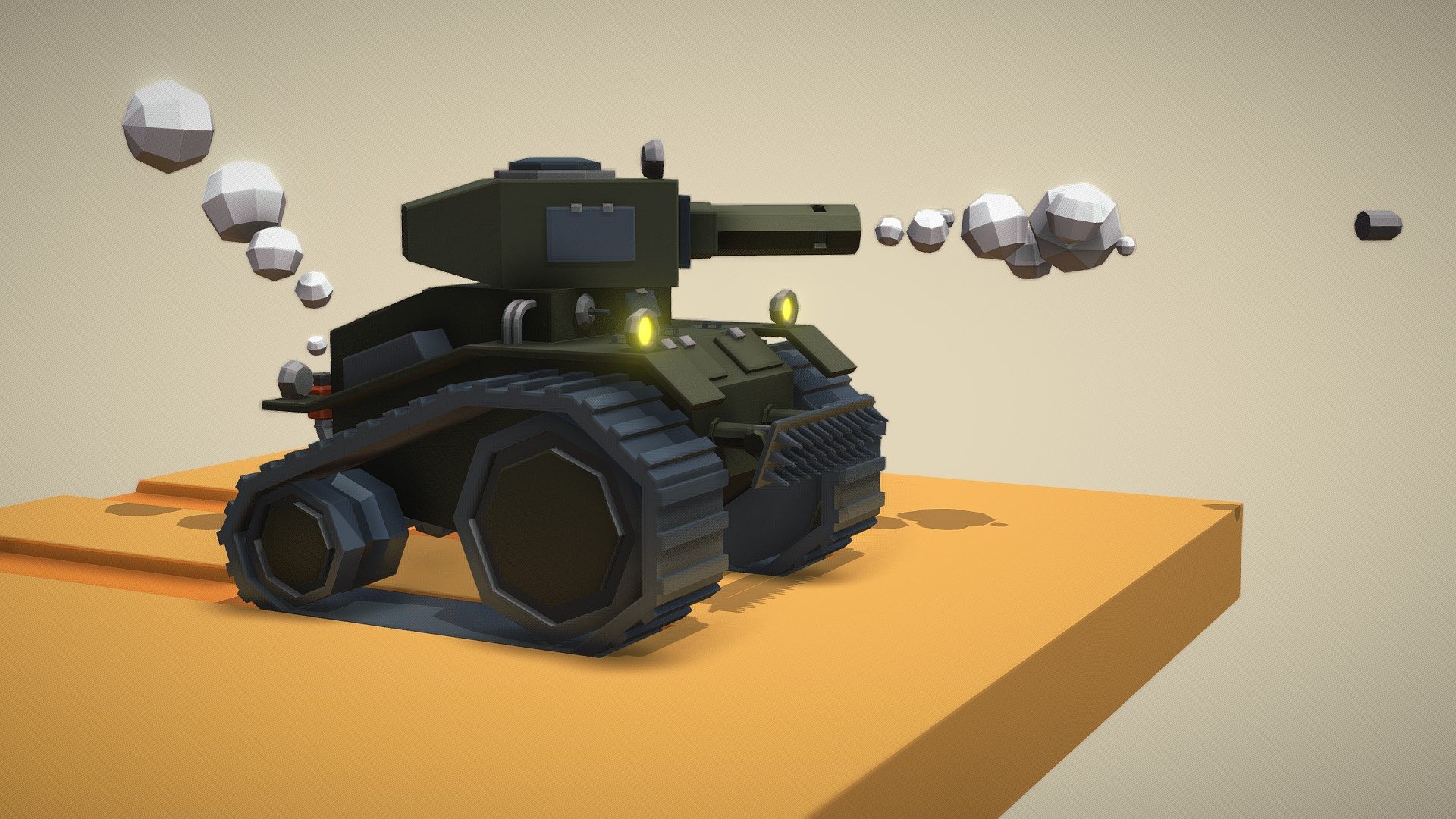 Little Tank - Download Free 3D model by sucholudek [d90c161] - Sketchfab