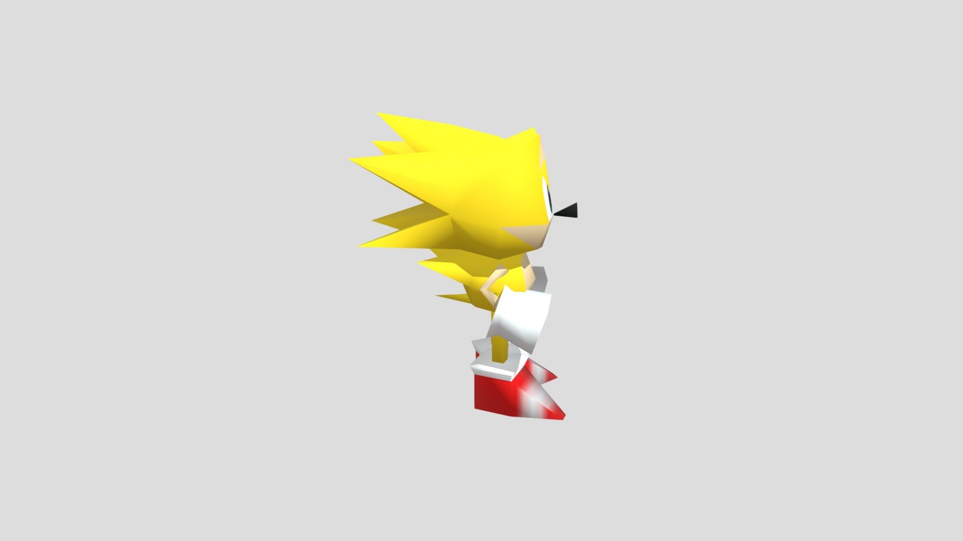 super sonic low-poly/valentino - Download Free 3D model by vale 3d ...