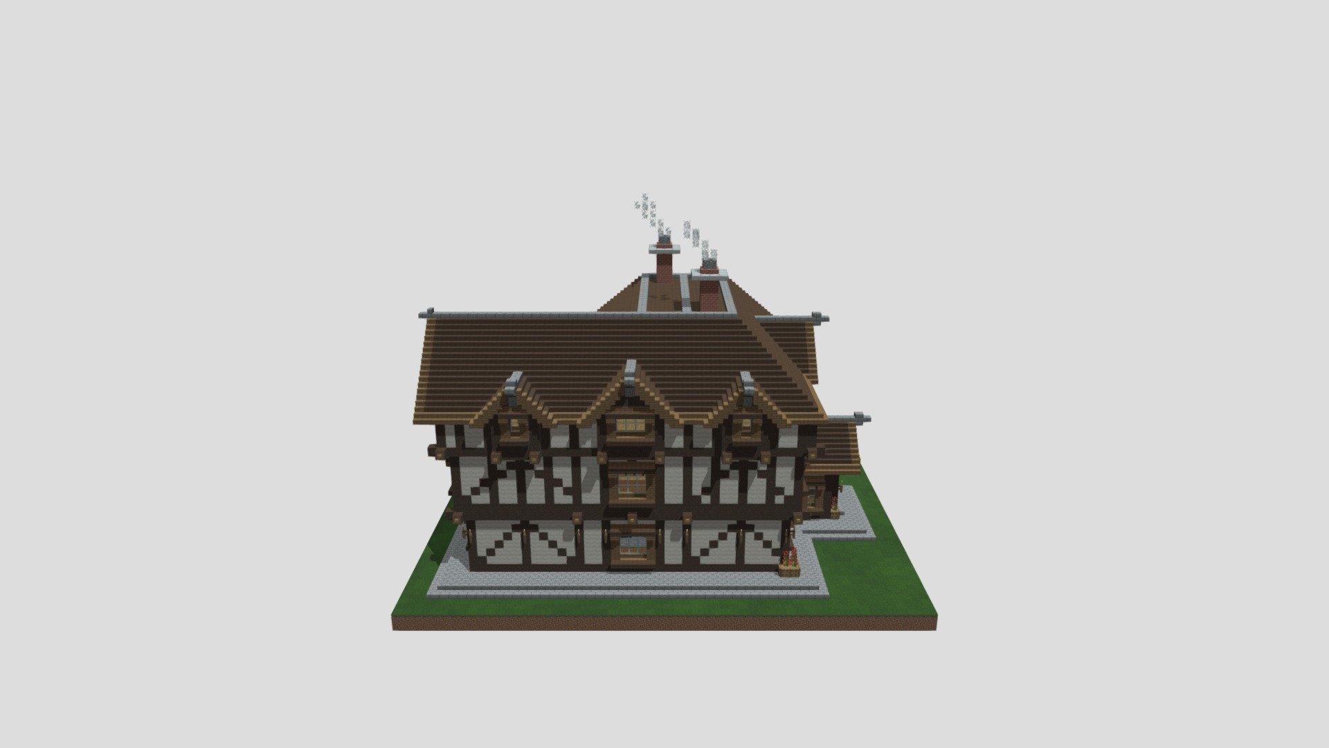 Tudor House #1 - 3D model by Chipster70 [d90cdac] - Sketchfab