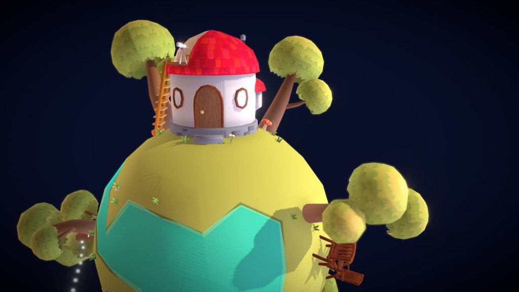 Our Little Planet - 3D model by Nicole "CmdrSpaceCat" Rusk ...