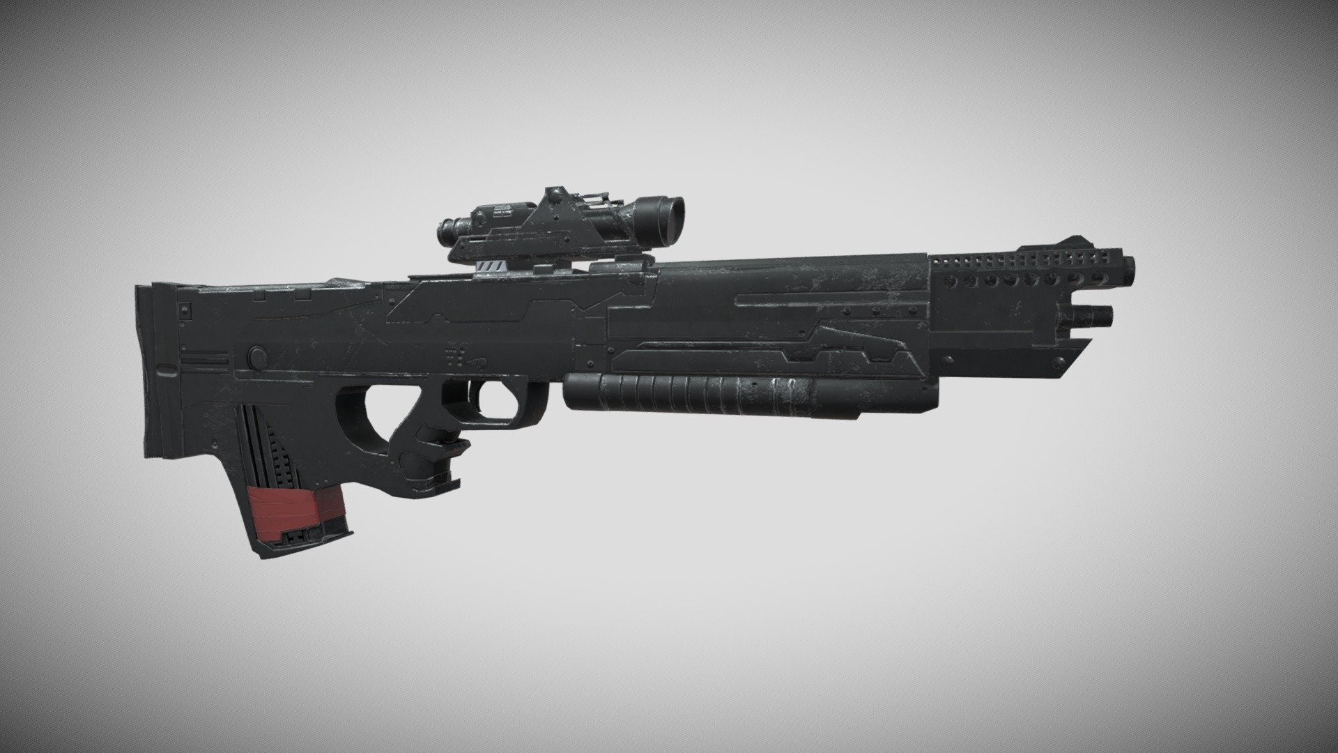 Low poly Gun by Abhinav Tripathi - 3D model by tripathiabhinav00 ...