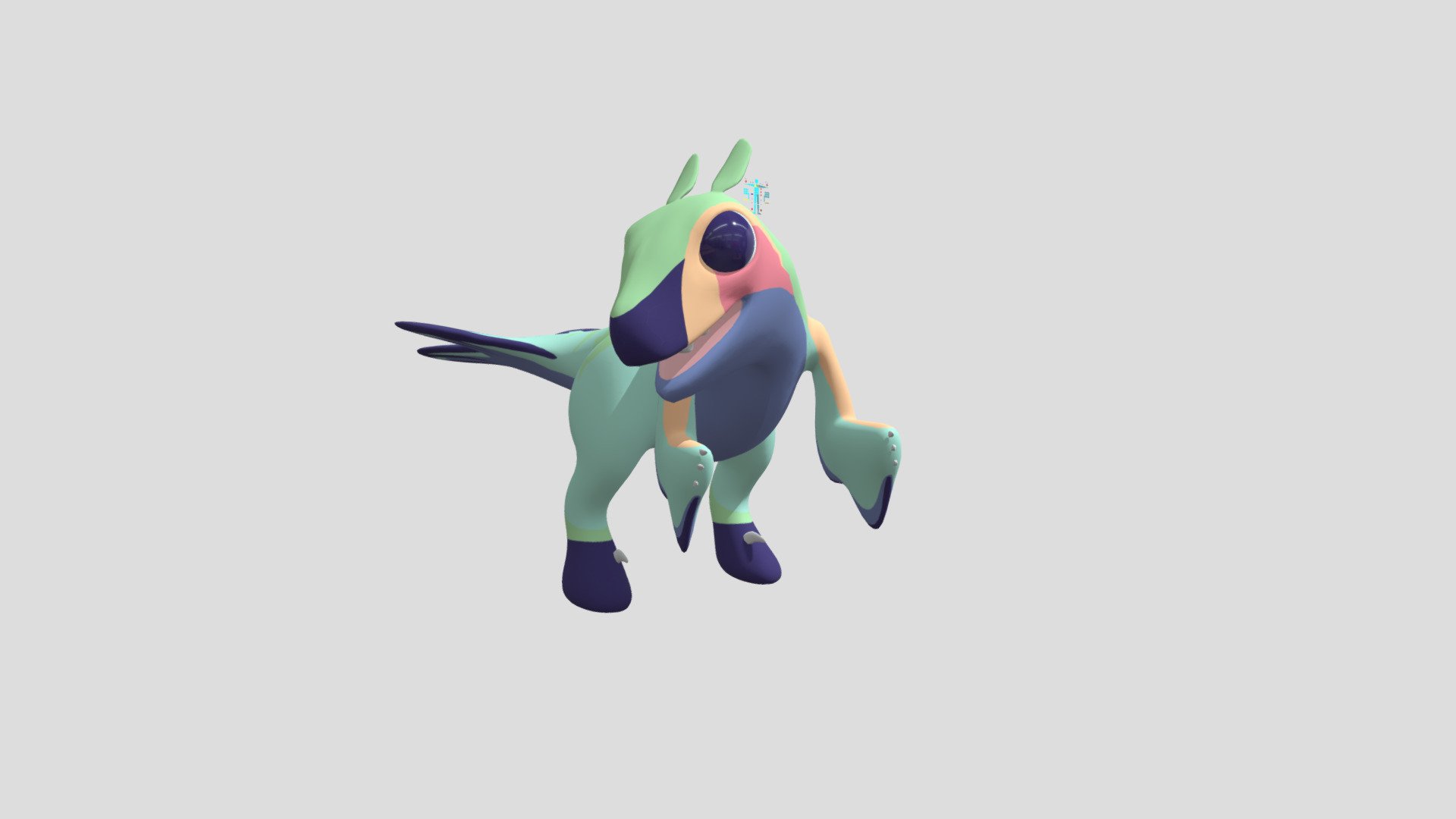 Friendly Dino V.2.0 - 3D model by Green_Fogg [d90f962] - Sketchfab