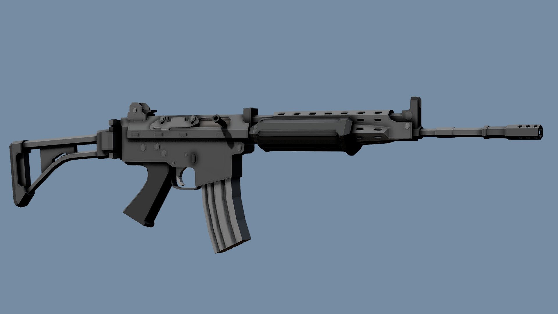 Low-Poly FN FNC - Download Free 3D model by TastyTony [d913cb4] - Sketchfab
