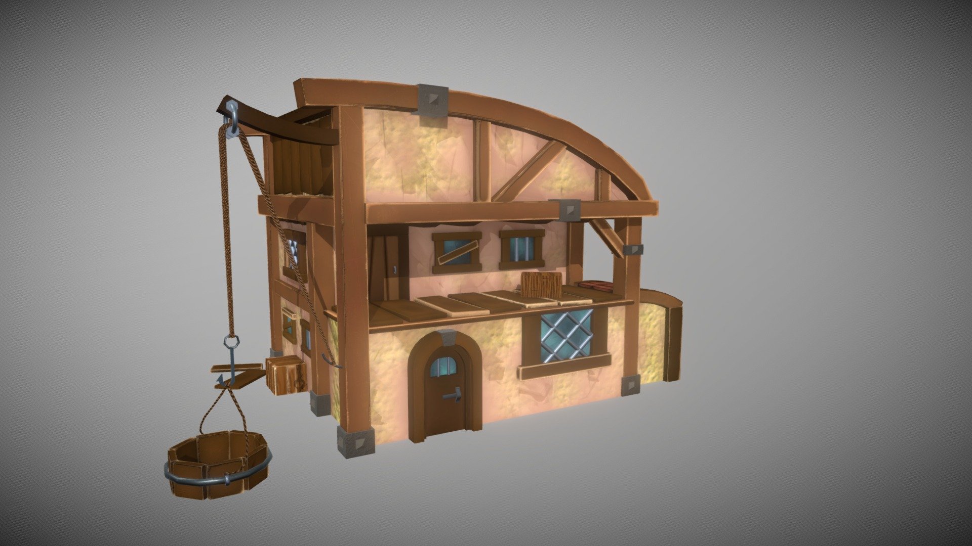 STYLIZED HOUSE - Buy Royalty Free 3D model by DURAN 3D (@Arnau_DC ...