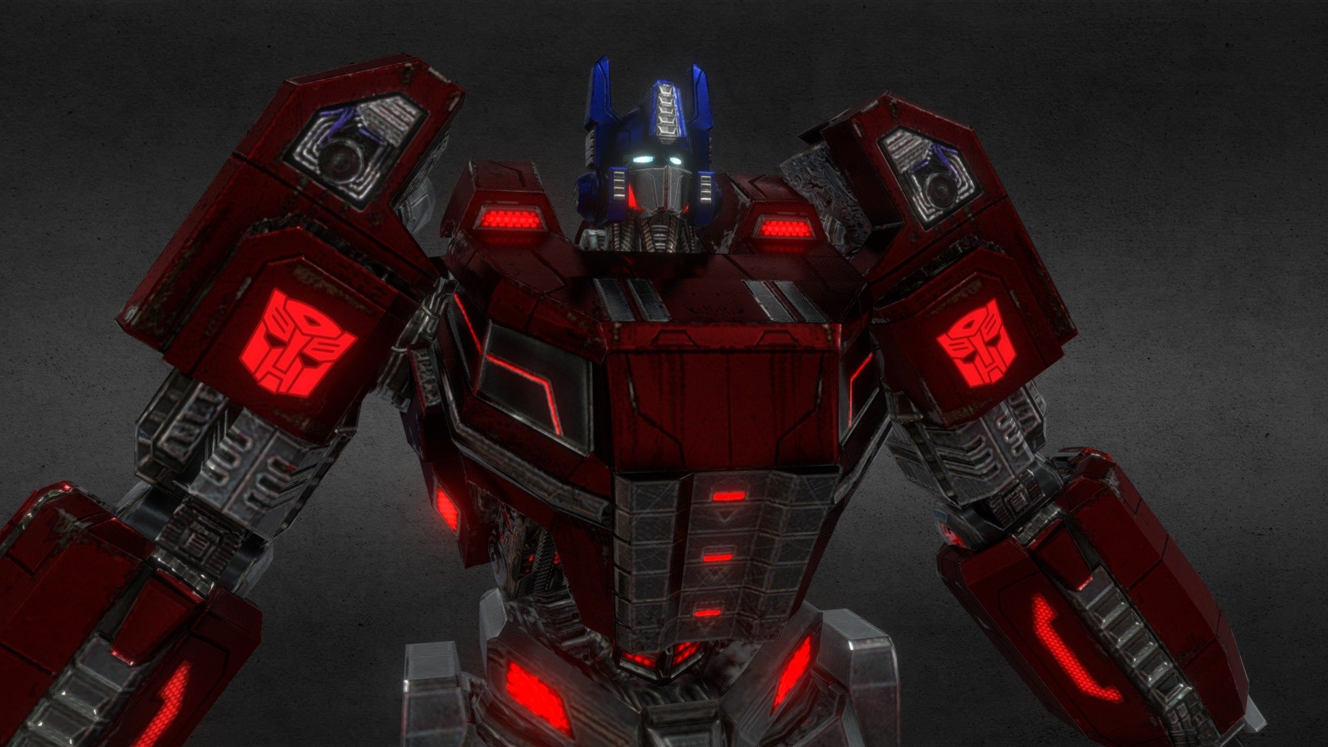 Fall of Cyber Tron: Optimus Prime - Download Free 3D model by ...