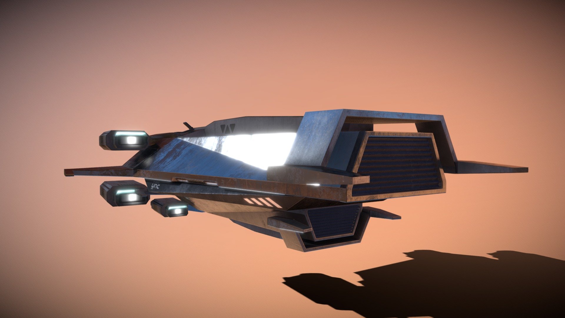 Spaceship - Download Free 3D model by Joe Roechow (@JoeRoechow ...