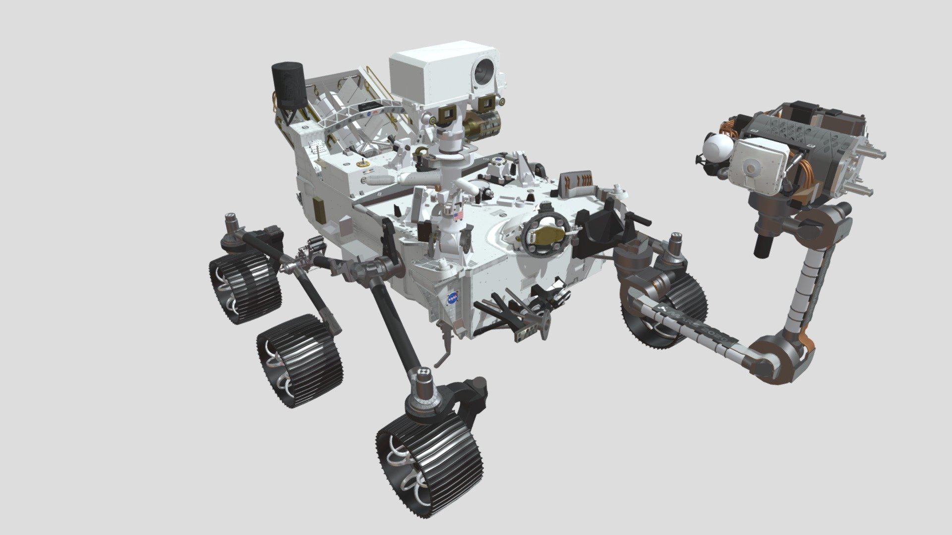 NASA's 3d Rover - Download Free 3D model by aods [d915dc6] - Sketchfab