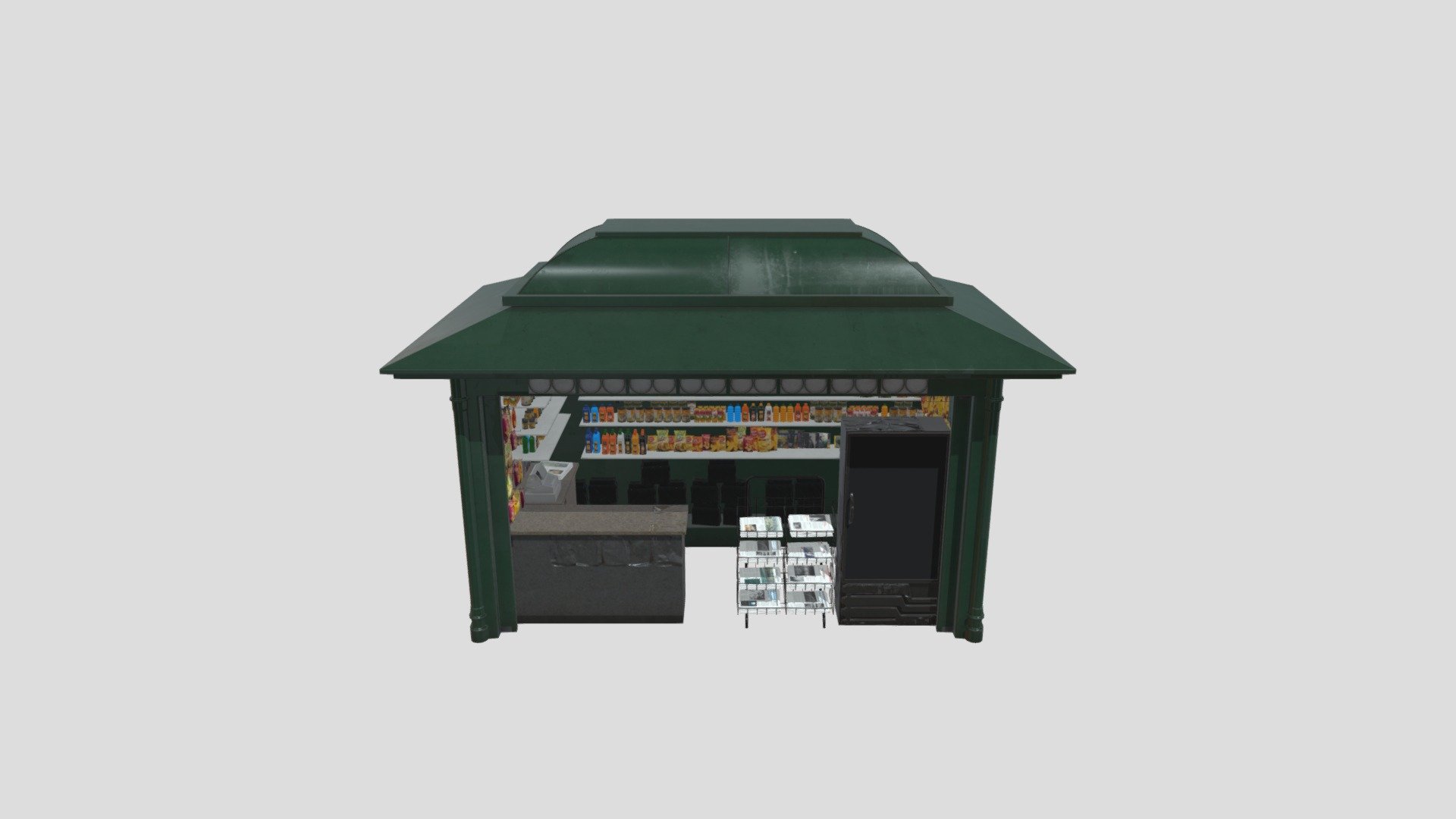 kiosk 42 AM24 - Buy Royalty Free 3D model by Evermotion [d9168f1 ...