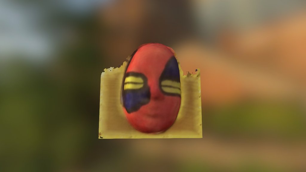 Moon Man Face 2 - 3D model by louispfloyd [d91a075] - Sketchfab