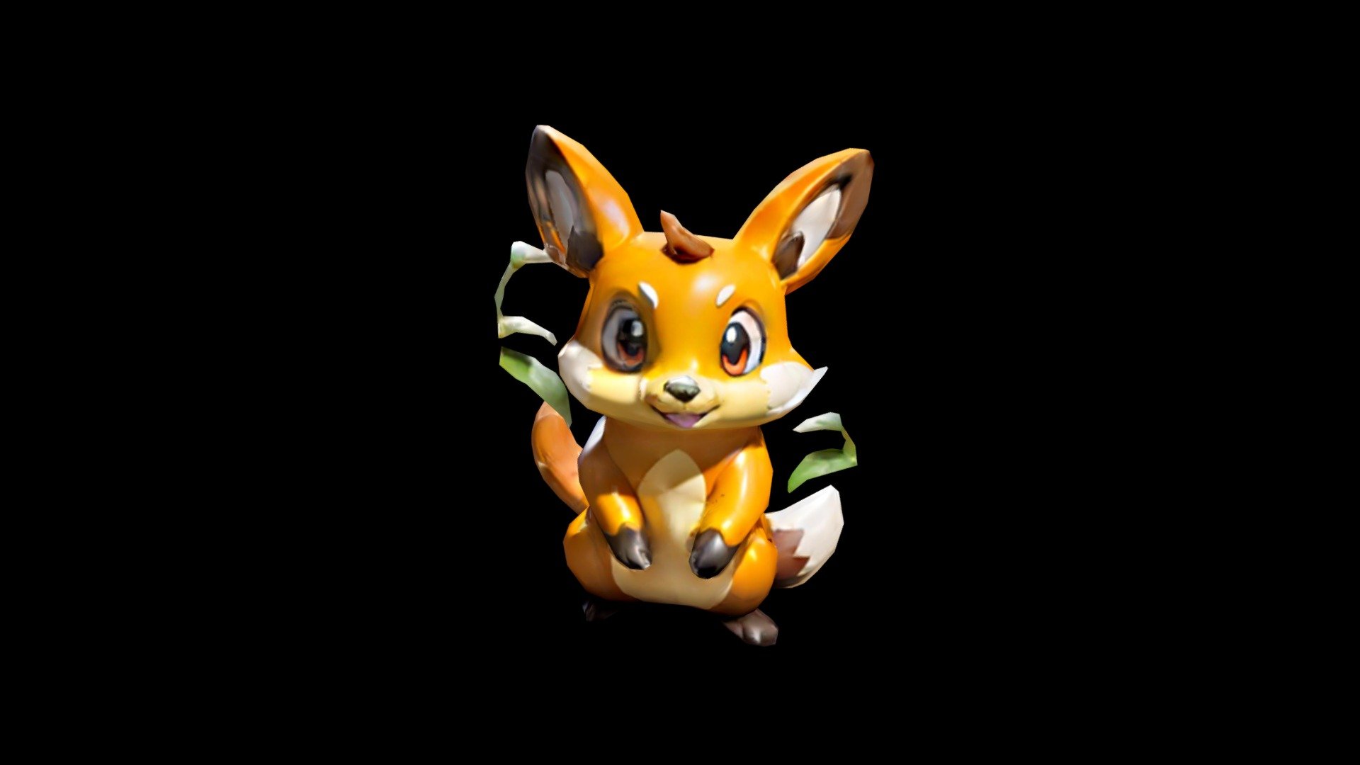 Whiskered Fawn in the Meadow A Playful Encounter - Download Free 3D ...