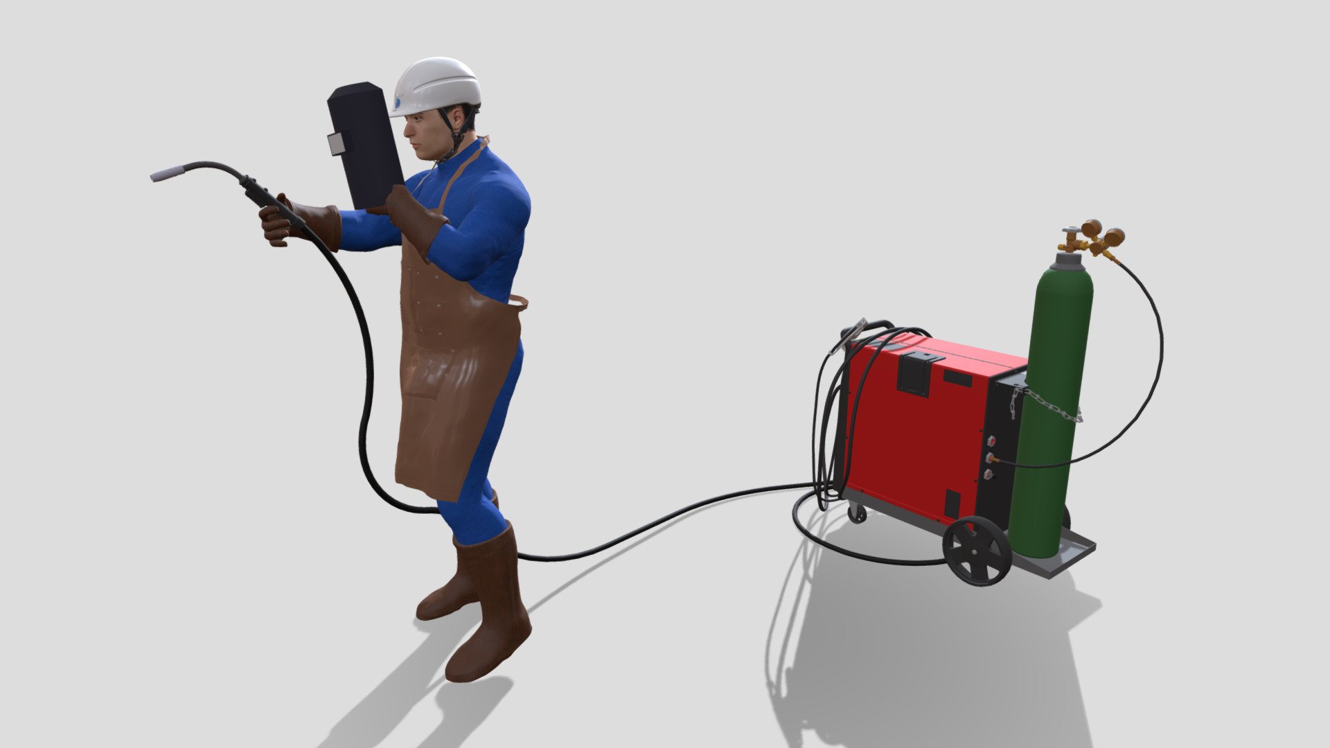 009_Male_Worker_Welder_06 - Download Free 3D model by grewe.juergen ...