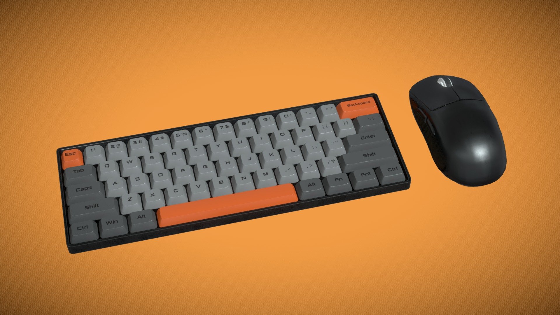 Mouse and Keyboard - Download Free 3D model by RMrando [d91b625 ...