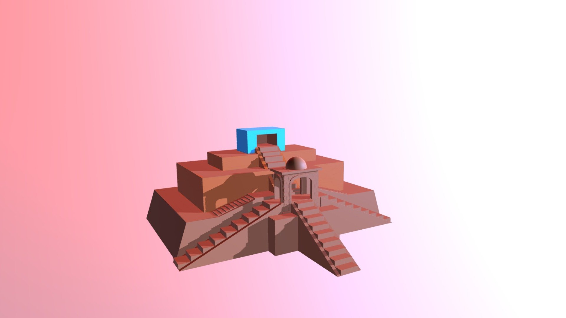Ziggurat Final - 3D model by andywilson634 [d91d09d] - Sketchfab