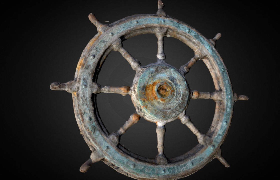 Ships Wheel - 3D model by Glamorgan-Gwent Archaeological Trust (@ggat ...