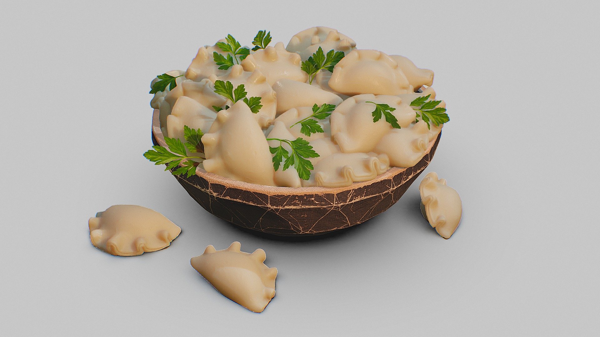 Dumplings - 3D model by Sanya Laneev (@lansvision2) [d920af1] - Sketchfab