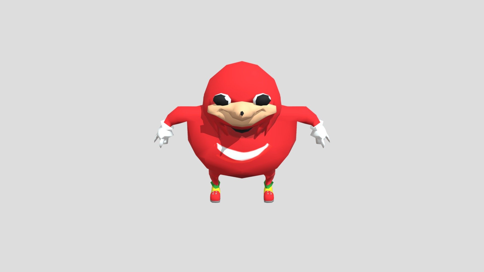 Uganda-knuckles - 3D model by ewillmitial28 [d921c66] - Sketchfab