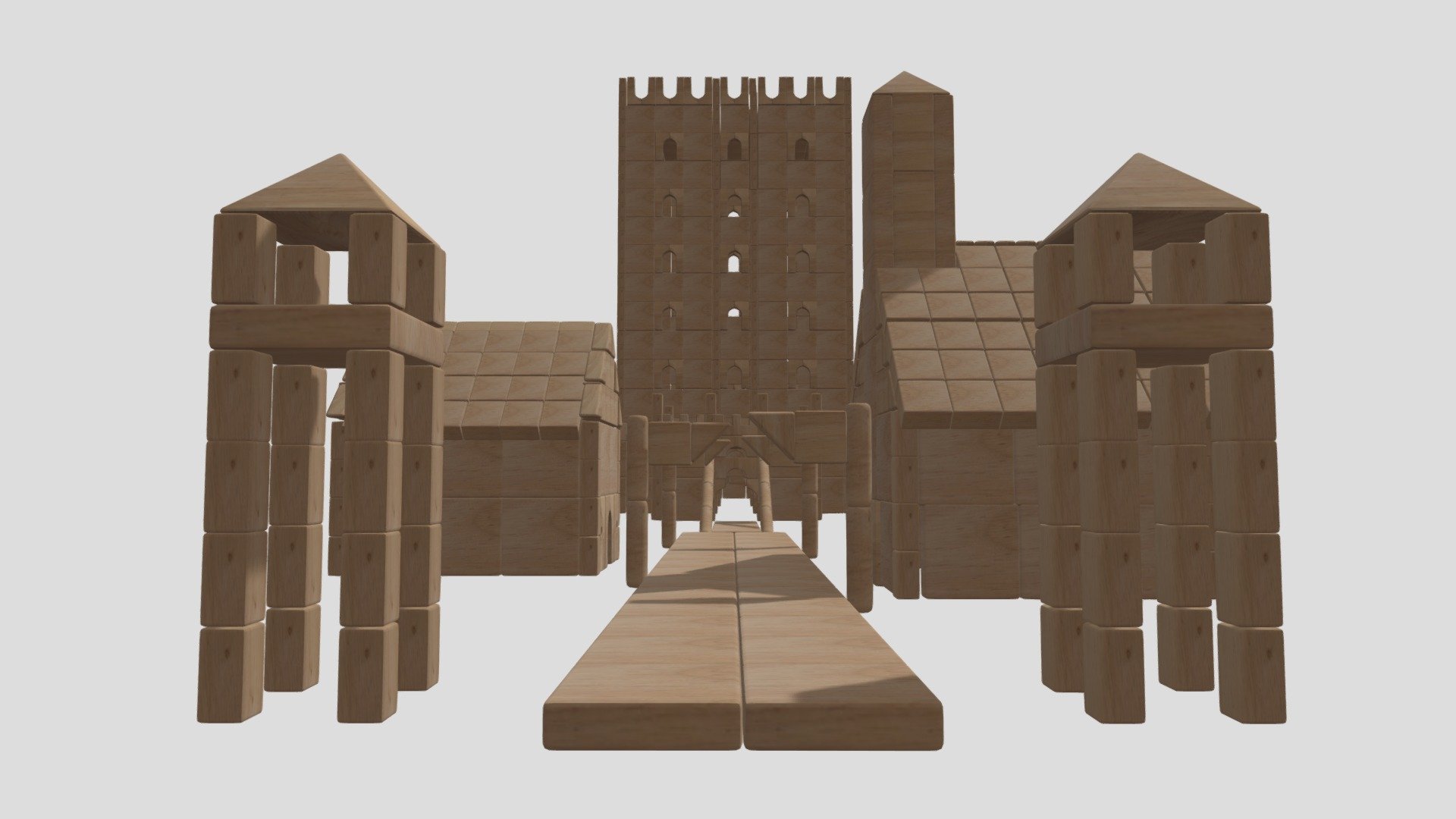 Unit Block Castle V1 - Download Free 3D model by hastak0 [d923601 ...