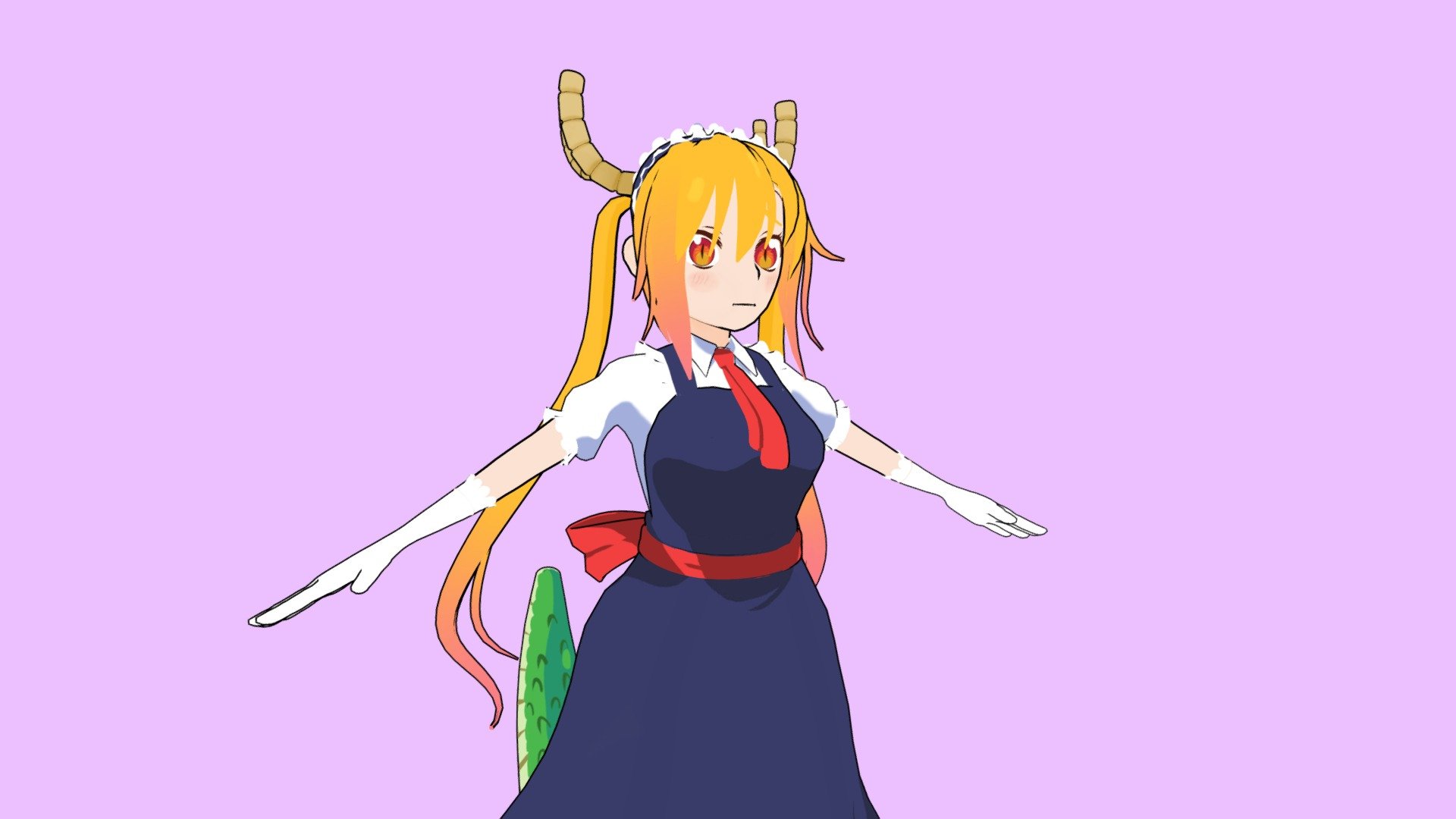 Tohru Dragon maid - 3D model by sancho6040 [d923d8a] - Sketchfab