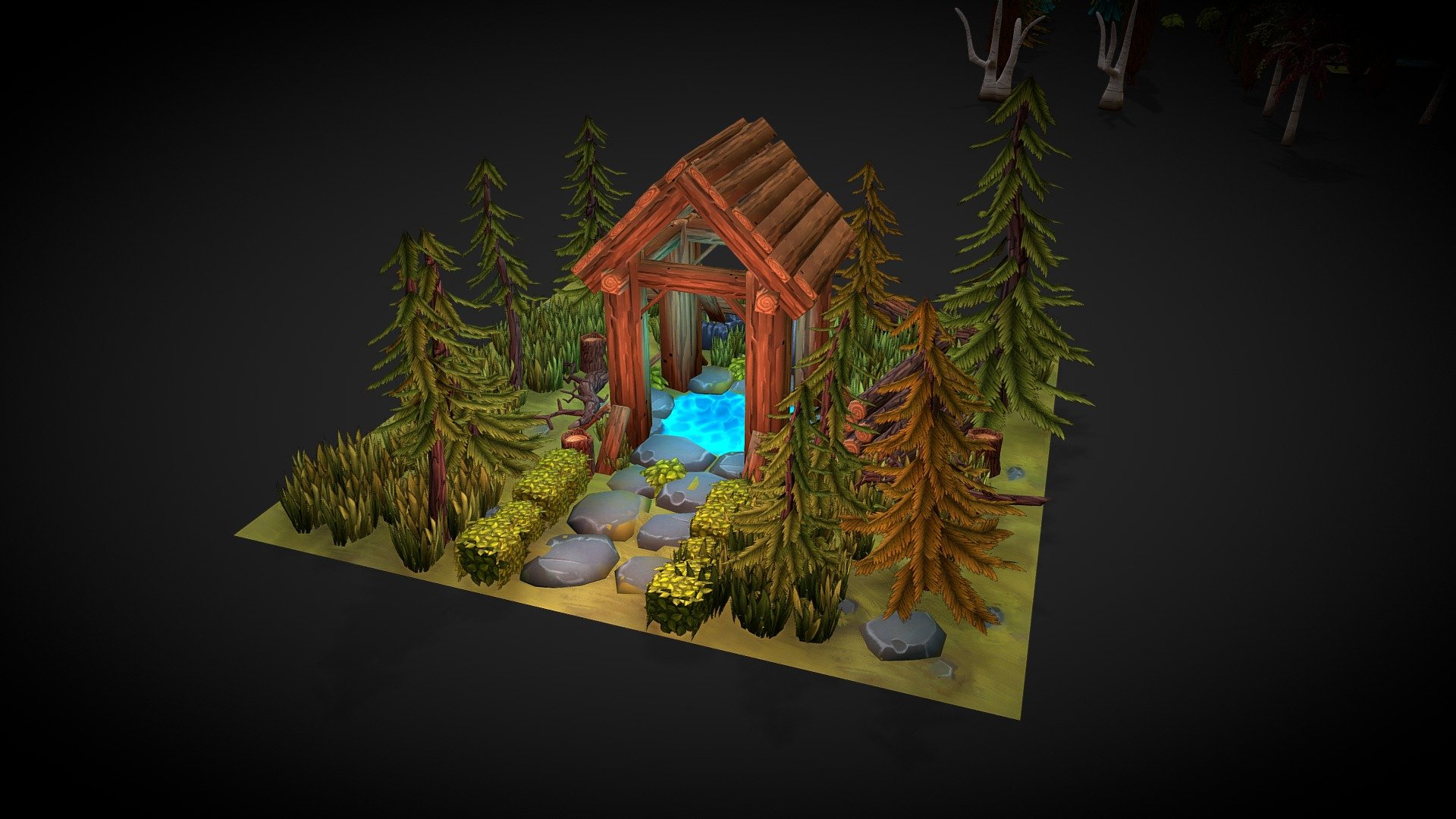 Hand painted nature pack - Buy Royalty Free 3D model by GruntWorks ...