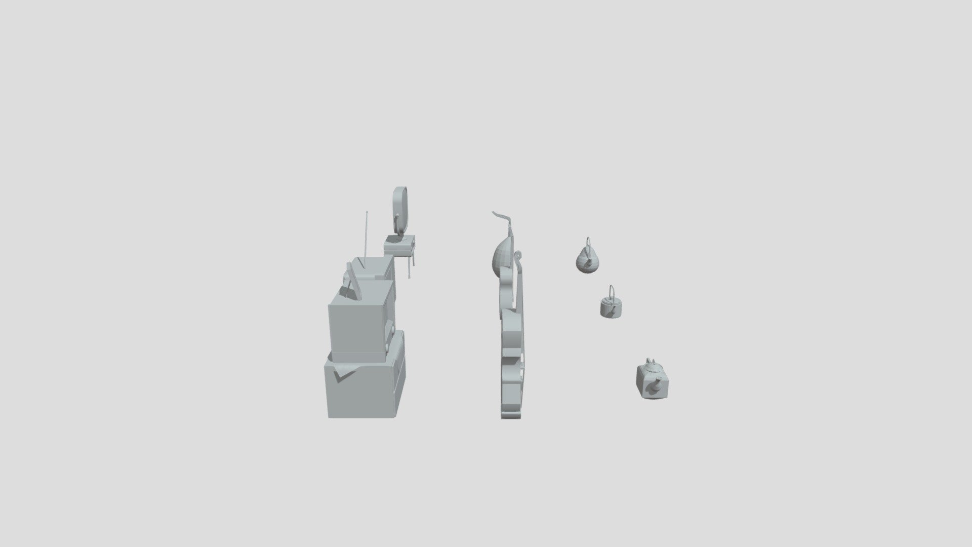 blocking silhouettes - 3D model by nomilako [d92483b] - Sketchfab