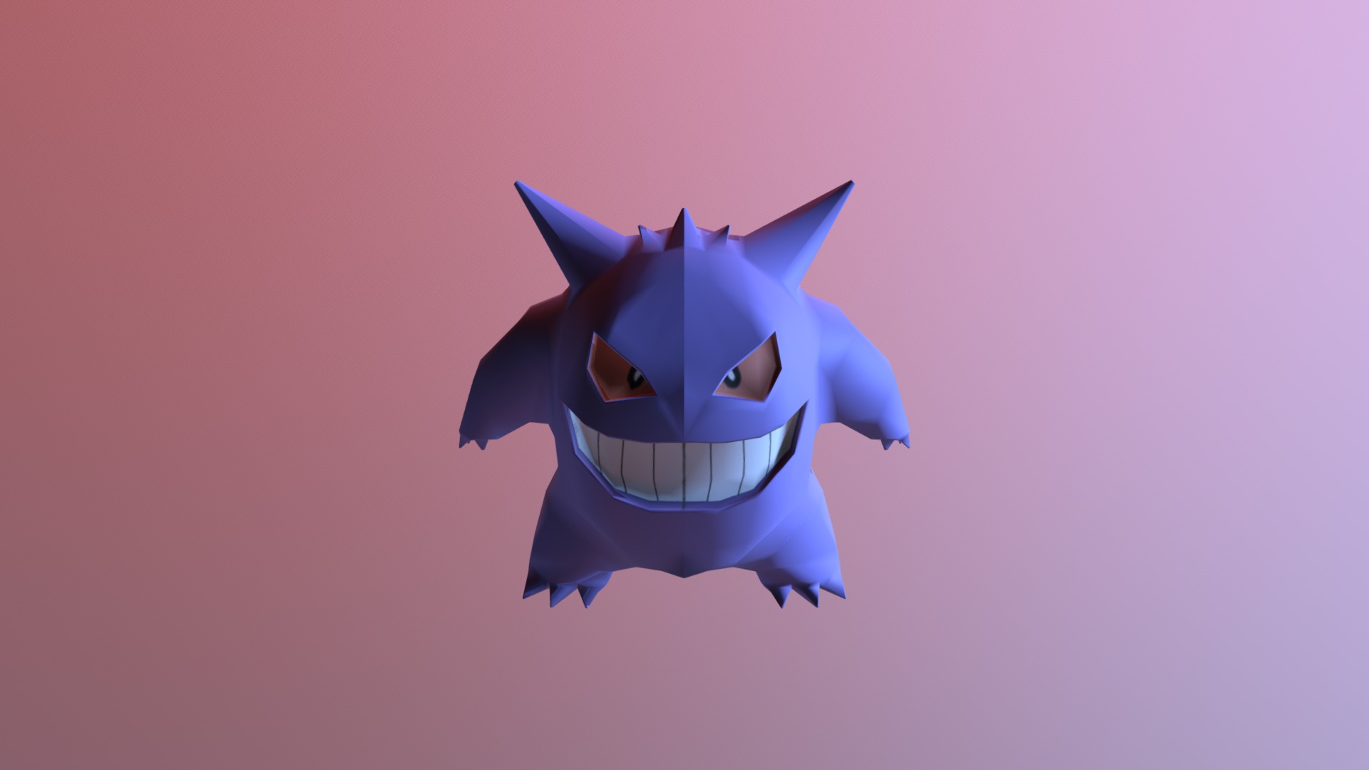 Gengar - 3D model by Tiffany (@Tiffany.Lee) [d924c91] - Sketchfab