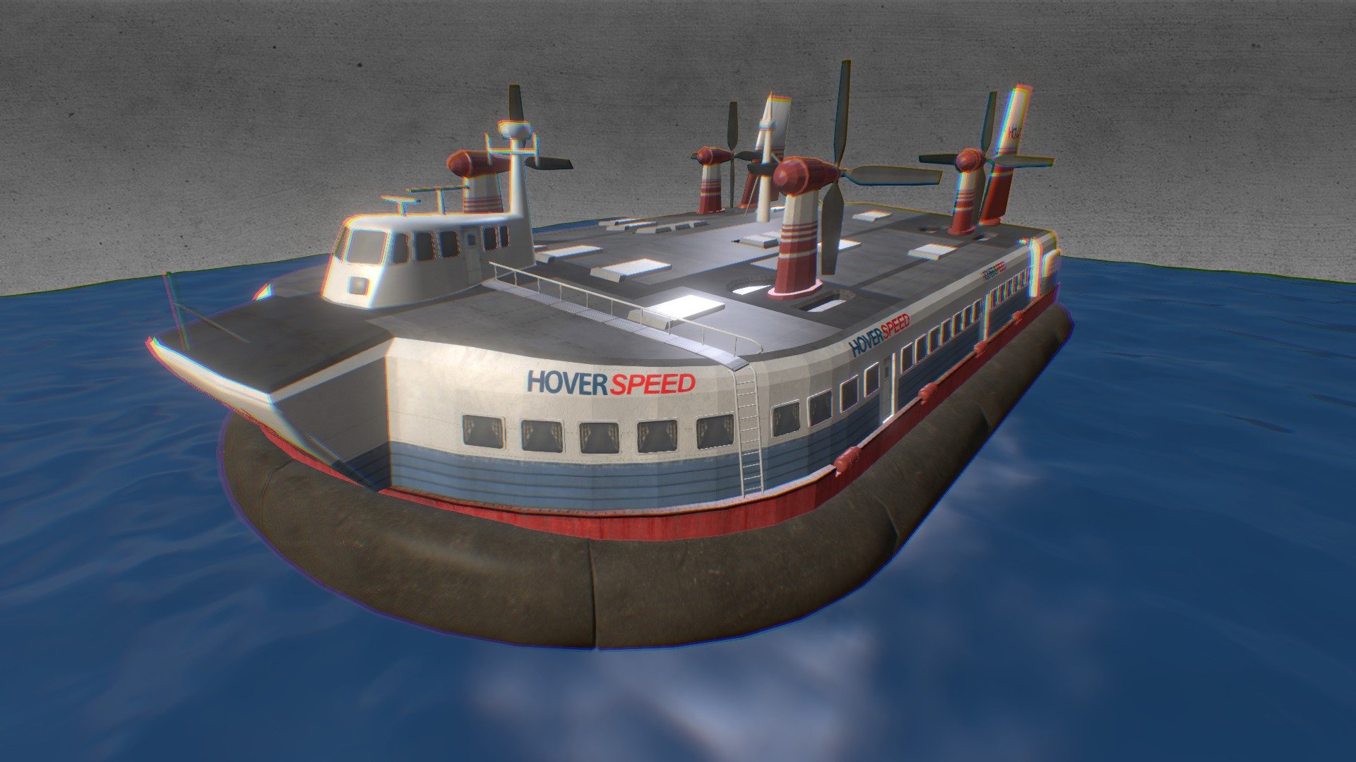 hovercraft - 3D model by NorbertNagy [d925148] - Sketchfab