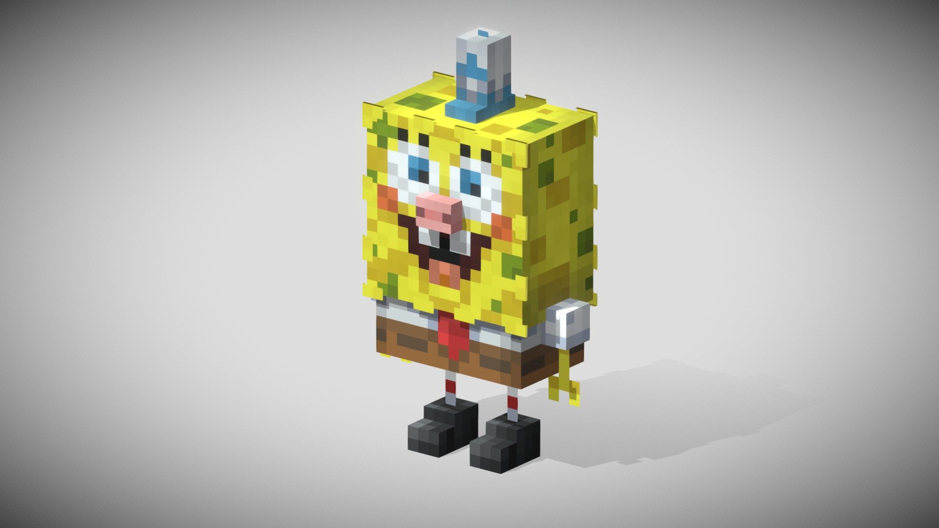 Spongebob Piggy - 3D model by seancreatif1 [d9277ca] - Sketchfab