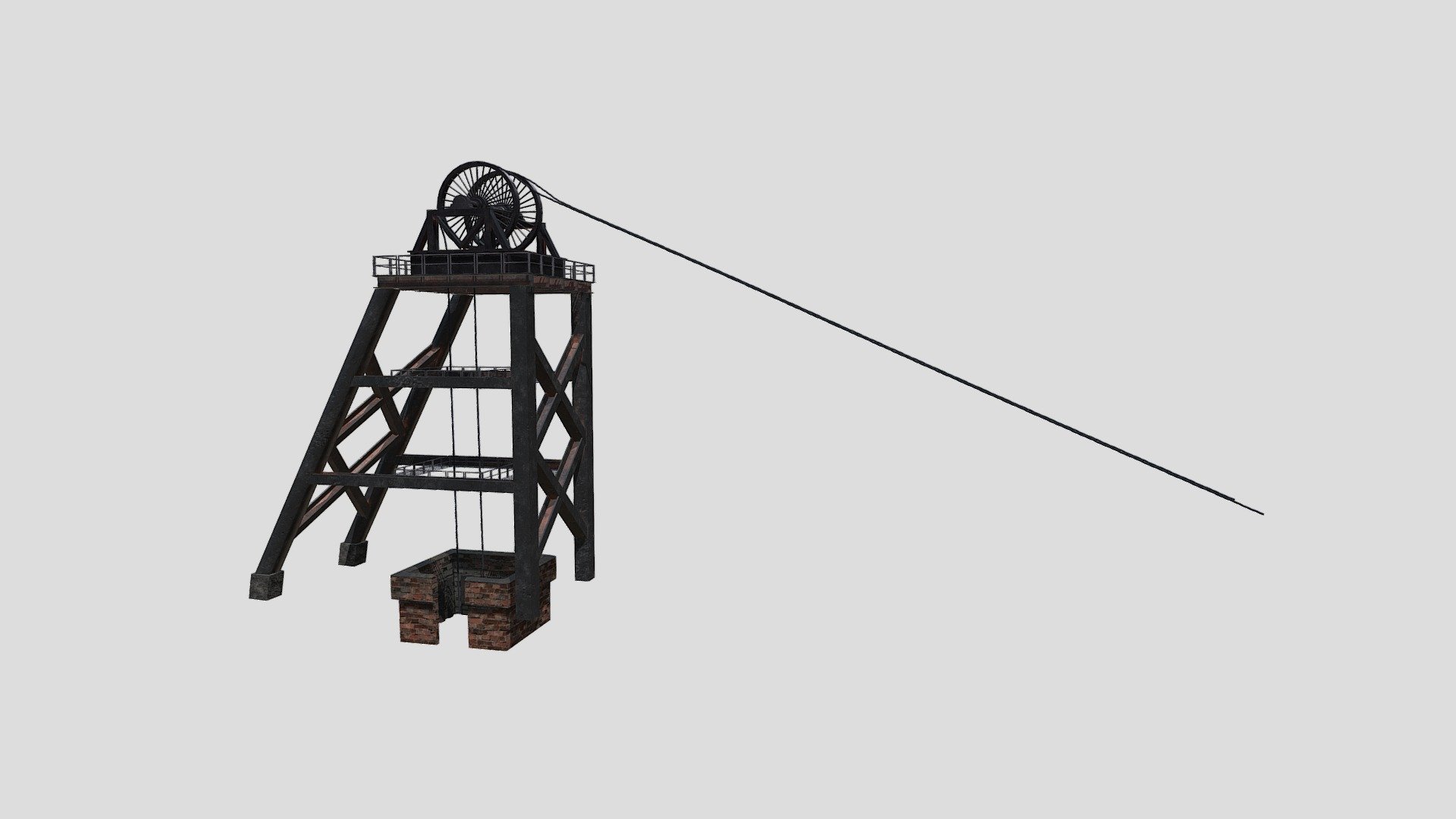 Coal Mine Headgear - Buy Royalty Free 3D model by Stoo [d92855e ...