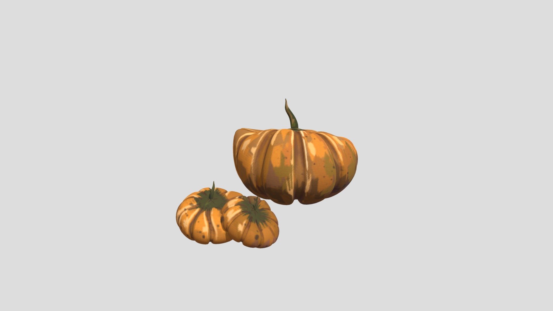 Pumpkins. Stylized - Download Free 3D model by kullakova (@eugetea ...