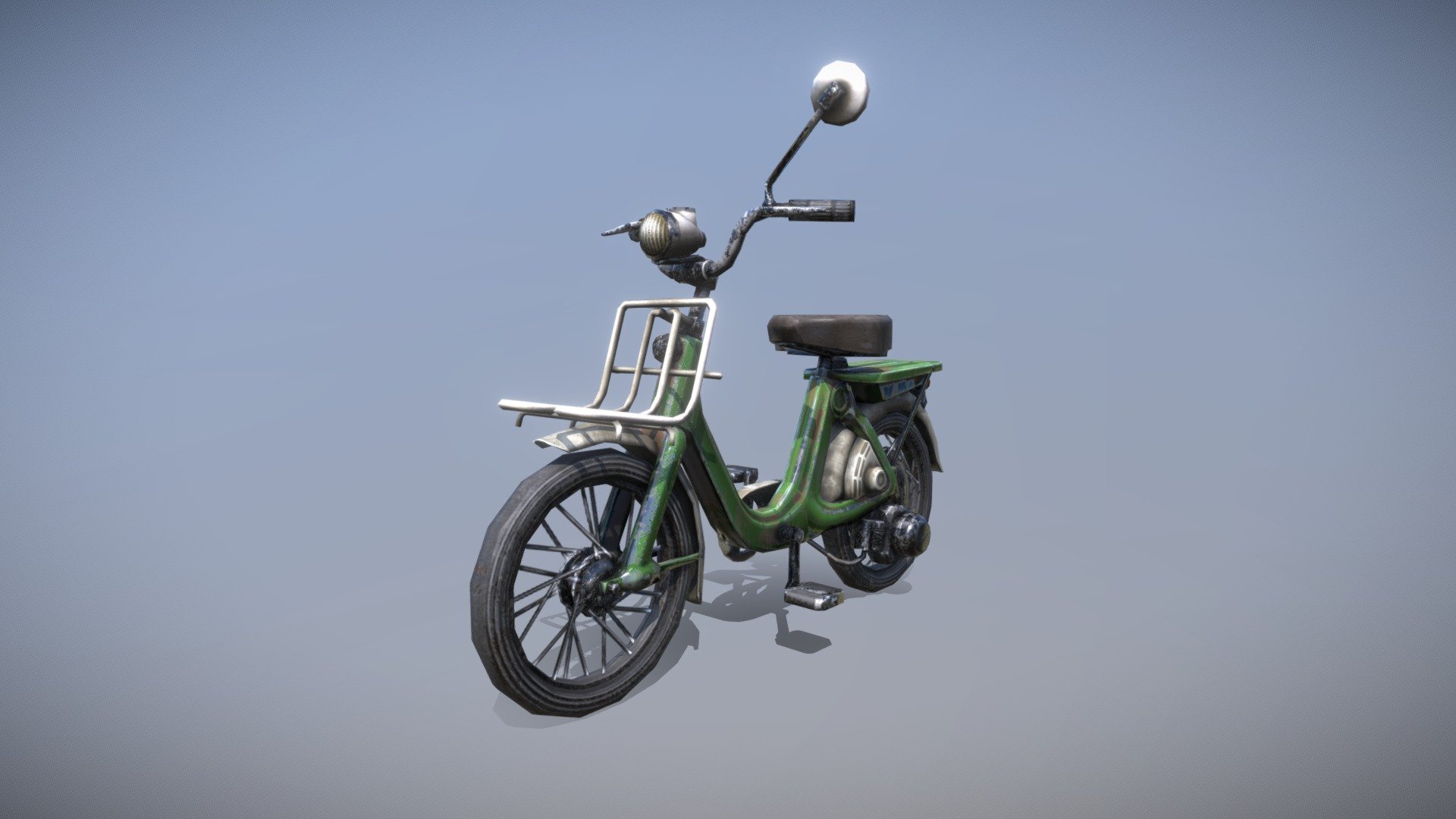 Old Moped - 3D model by blindster [d929617] - Sketchfab