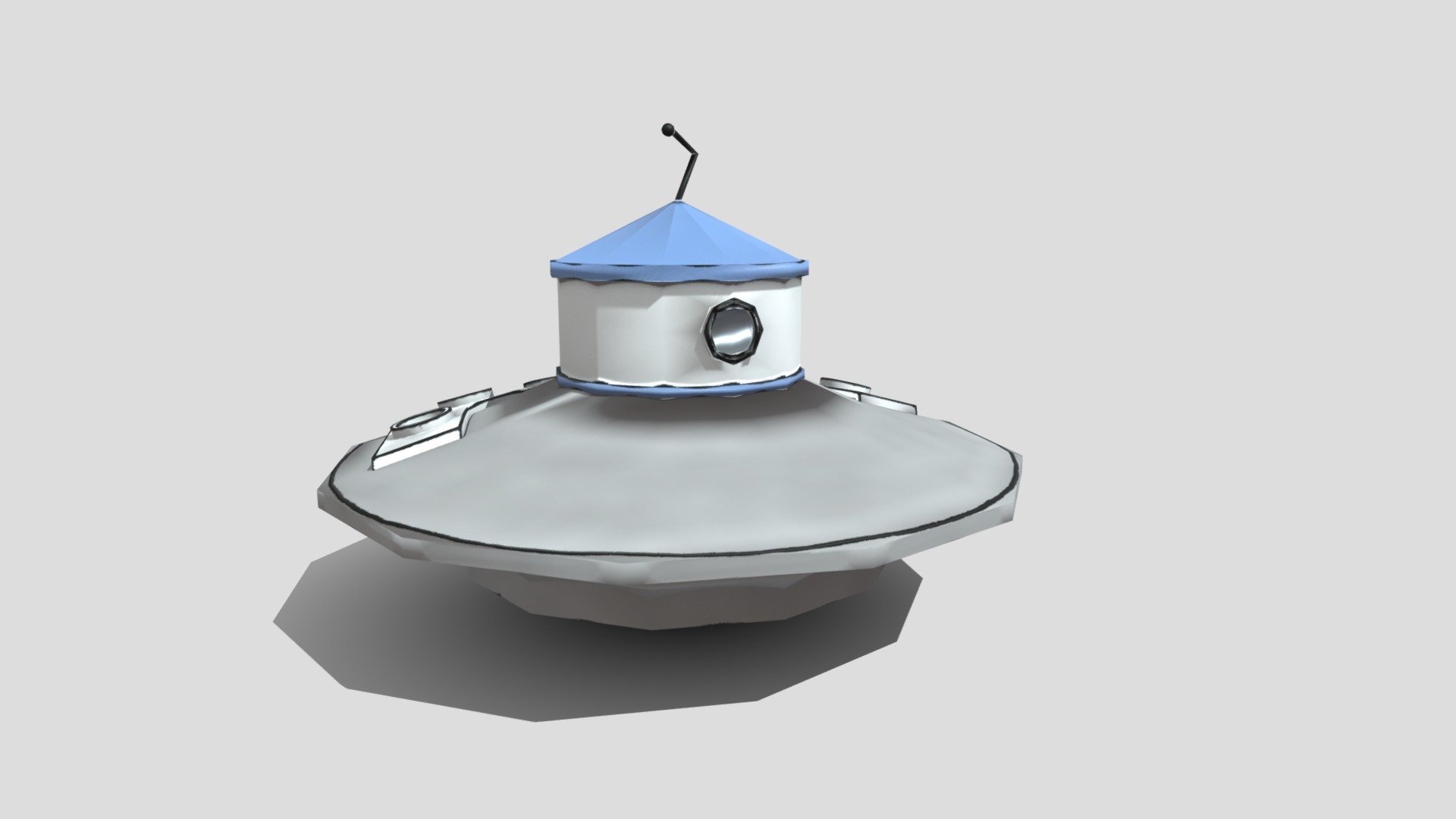 UFO - Download Free 3D model by NathanLong (@CaptainGalaxy) [d92a45b ...