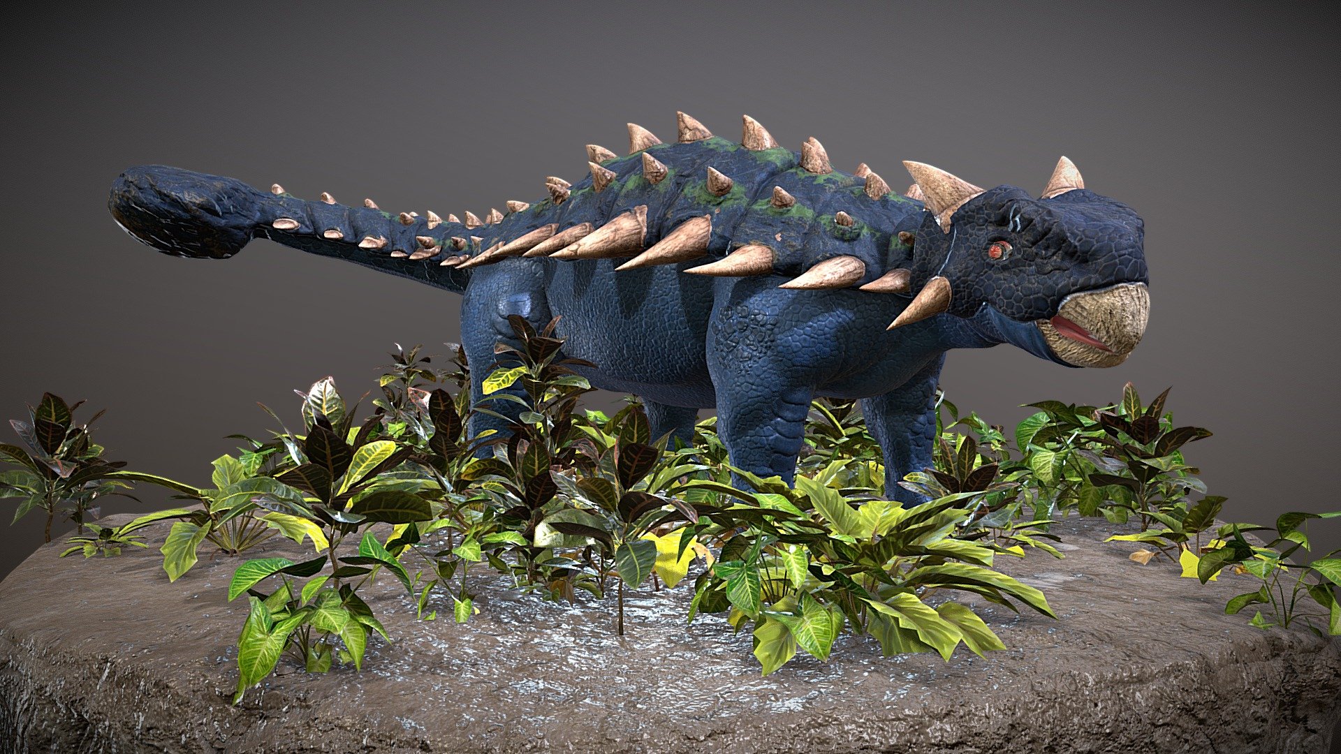 Ankylosaurus - 3D model by Pat Crandley (@pcrandley) [d92a497] - Sketchfab