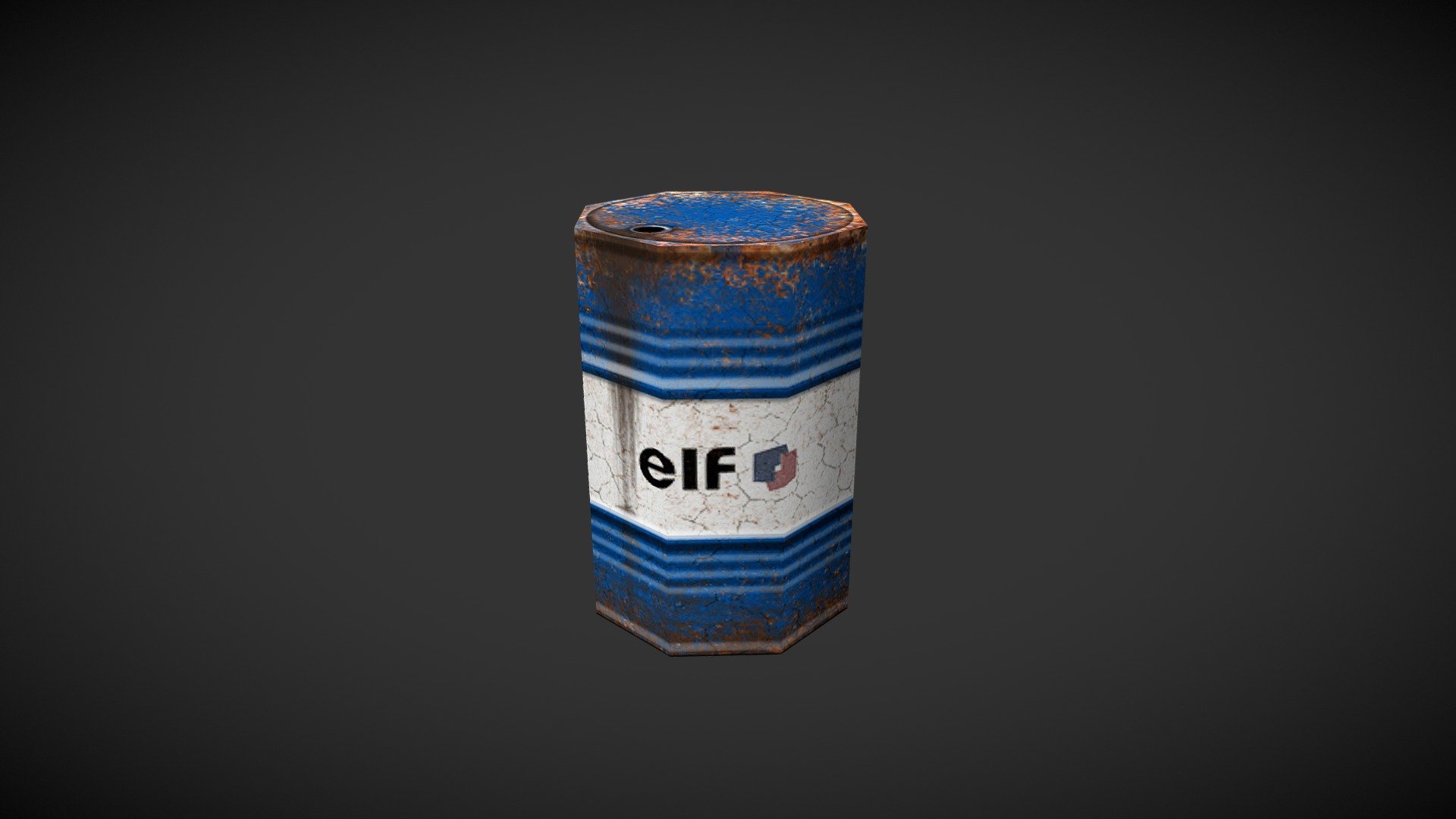 Painted rust barrel - 3D model by Telenchenko Aleksei (@caravangoes ...