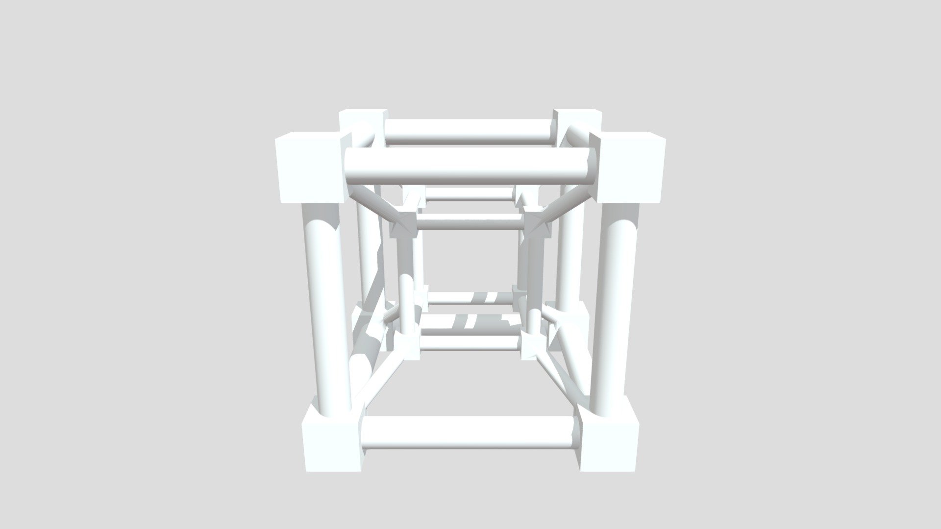 Hypercube - Download Free 3D model by 84758927348095728093475809374572089 (@49op69) [d92bb91 ...