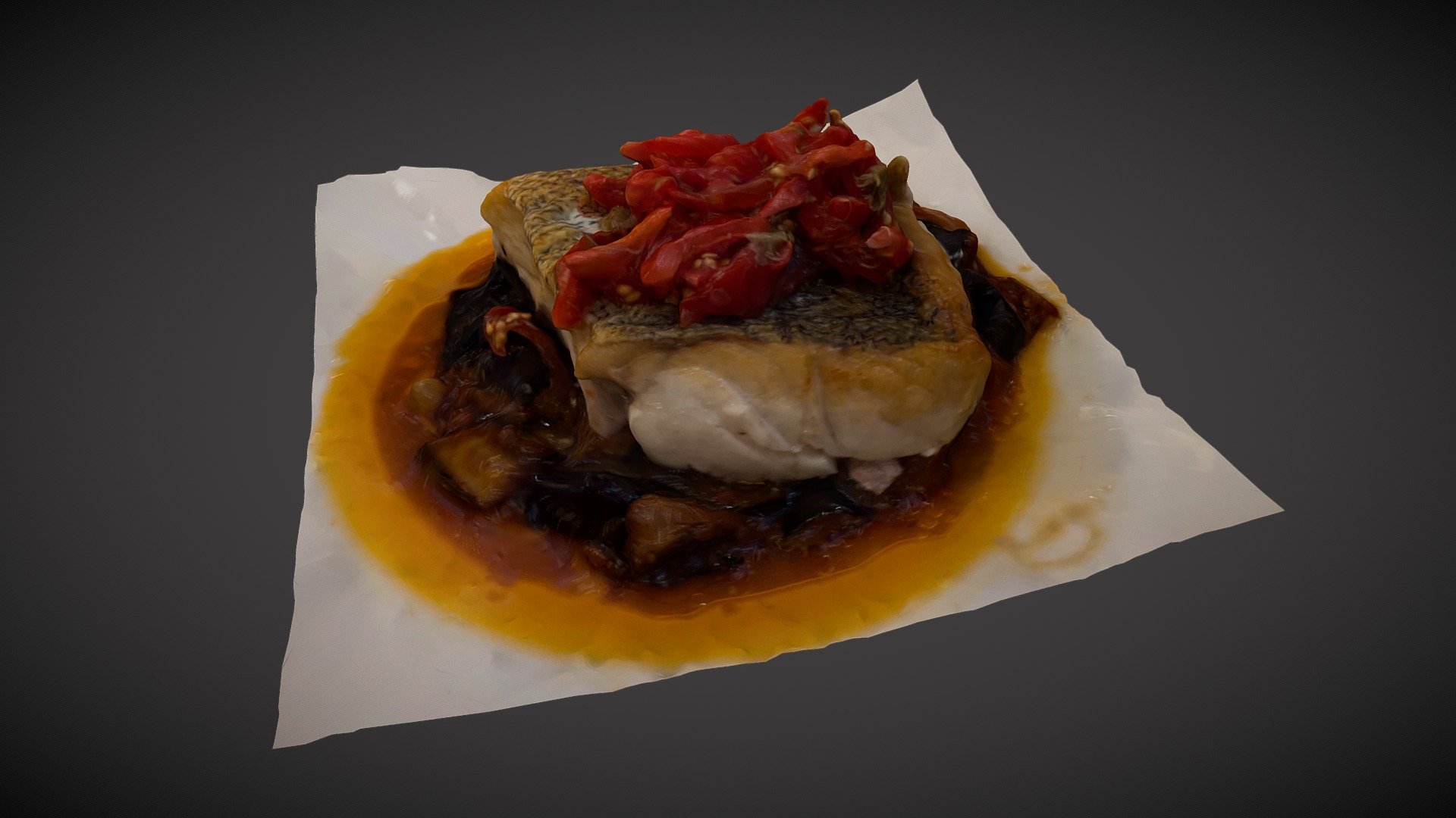 Merlu and vegetables - Download Free 3D model by Jojo (@ektoplasme ...