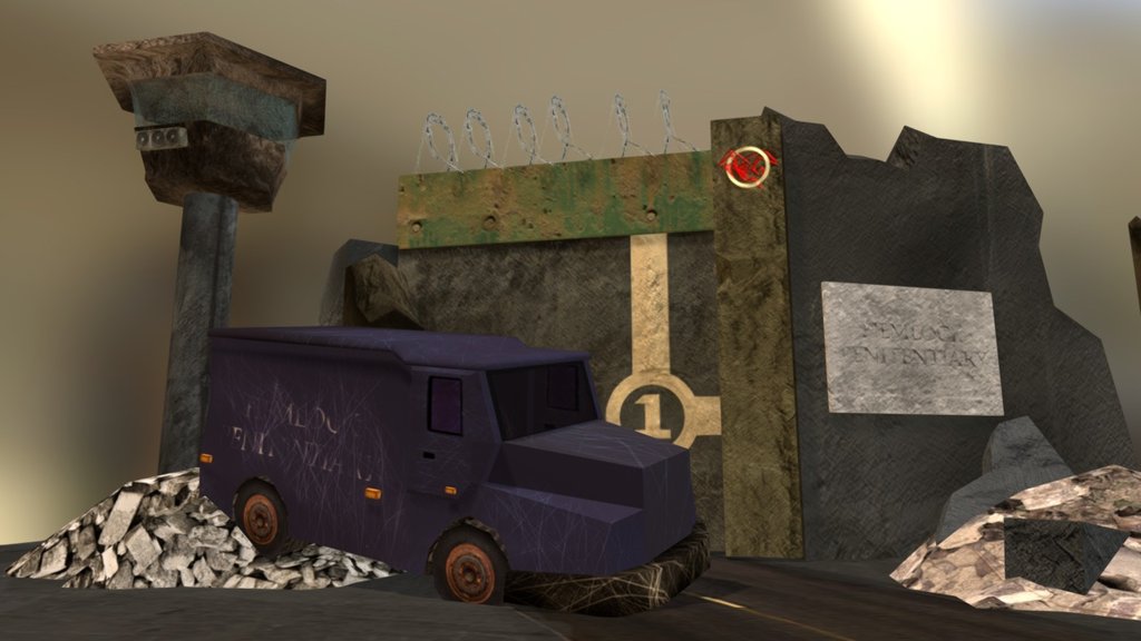 Forgotten Prison - 3D model by ceetee [d92c34a] - Sketchfab