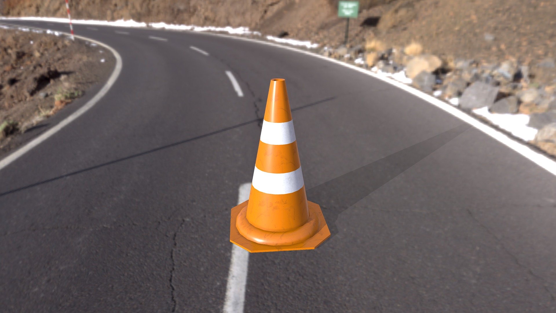 Street Cone - 3D model by NIGHTKILLER (@NightKiller73) [d92c90b ...