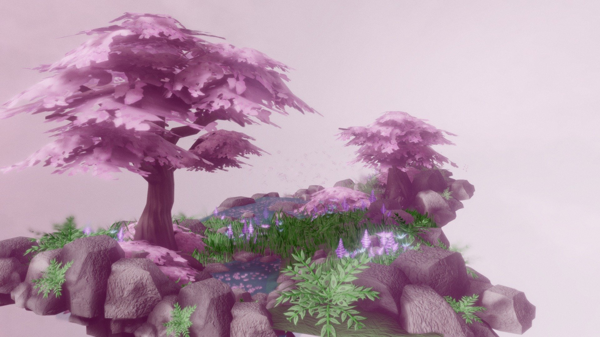 Blossoms - 3D model by Dariaza [d92c921] - Sketchfab