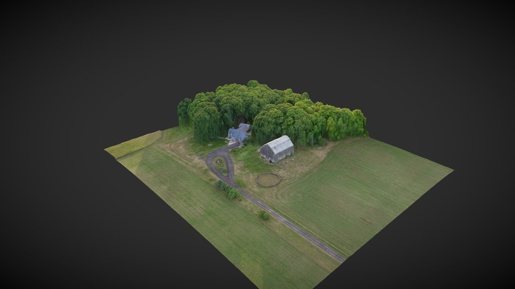 3D Aerial Model 2509 - 3D model by dronetours [d92d8f3] - Sketchfab