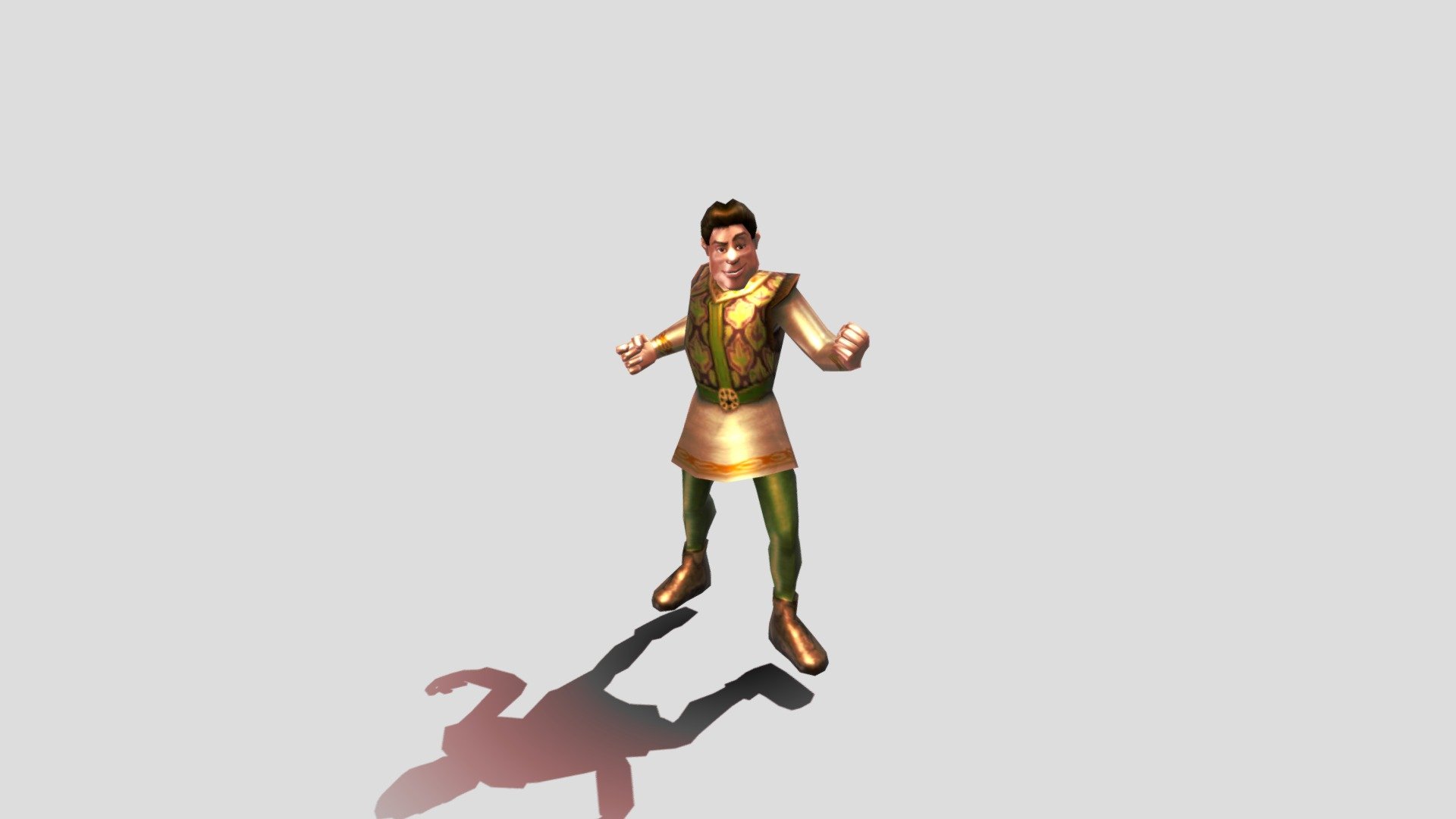 Shrek_(Human)_ Animated_ From_ Shrek_2_PC_ Game - Download Free 3D ...
