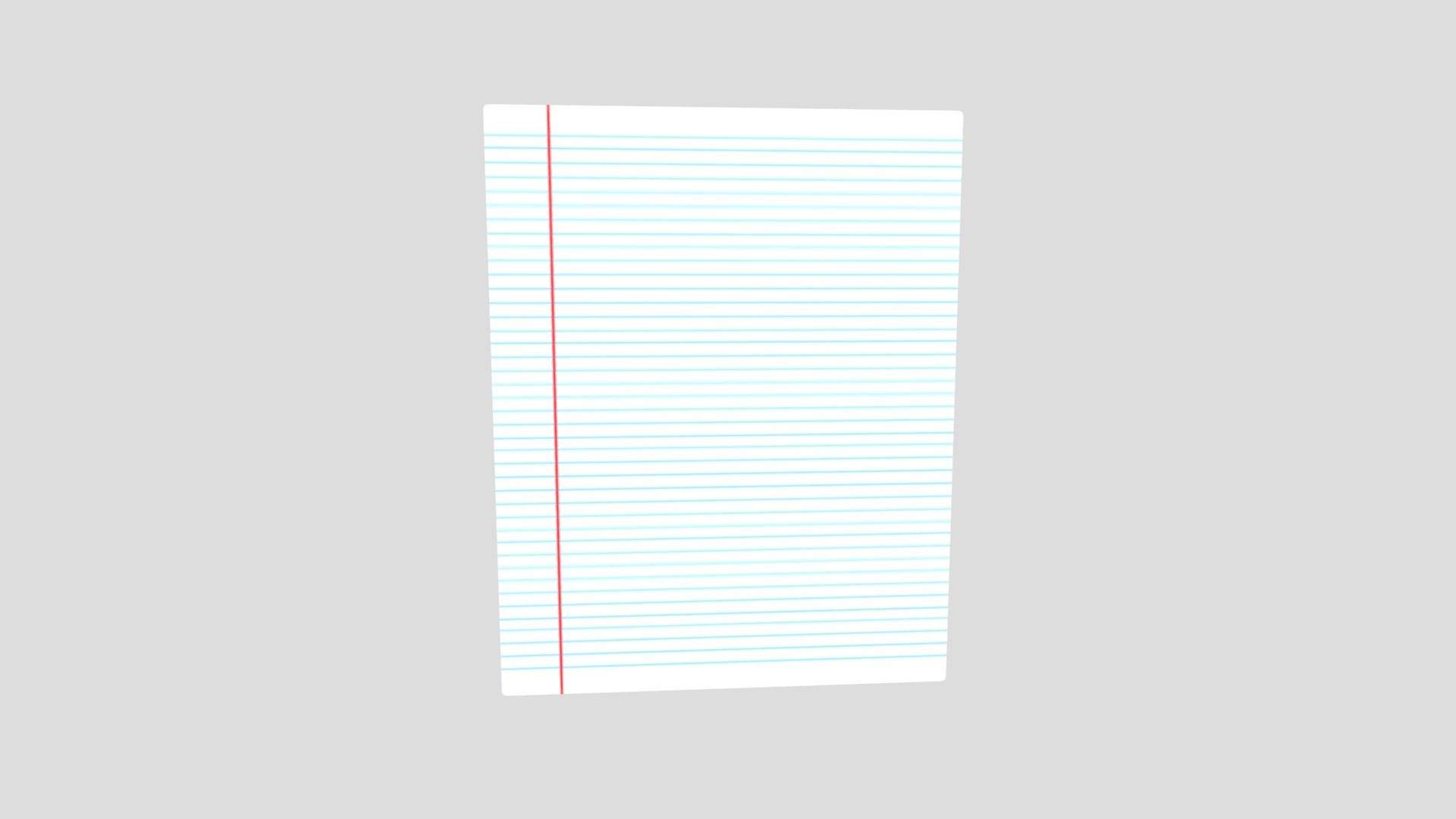 Sheet Of Paper - Download Free 3D model by freemodels ...
